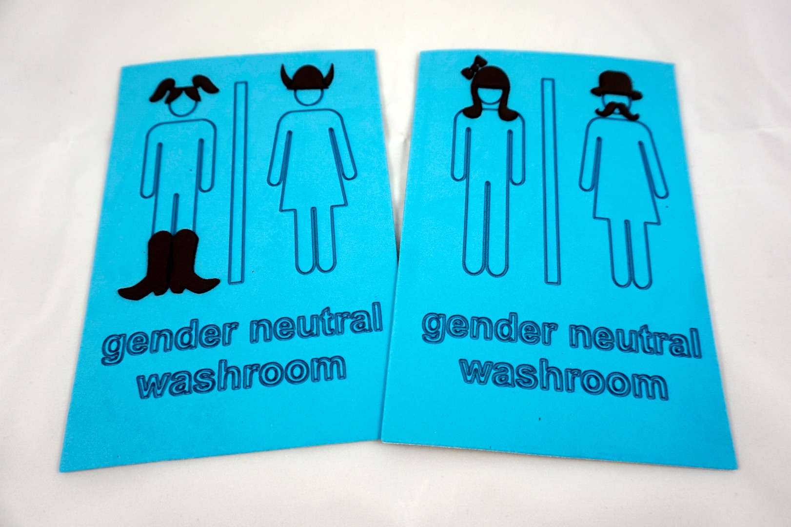 Gender Neutral Washroom Sign : 4 Steps (with Pictures) - Instructables