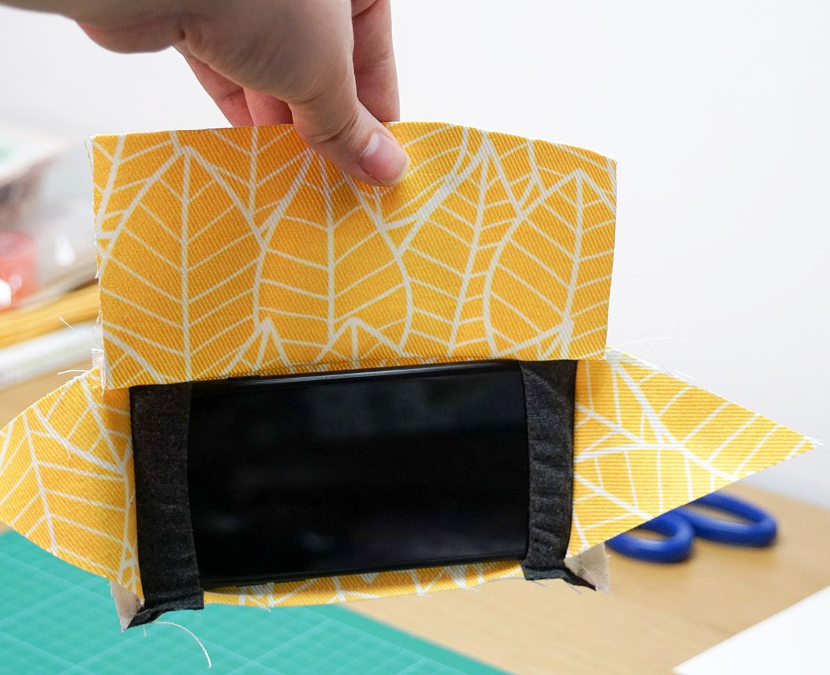 DIY Phone Holder | How to Sew a Triangular Stand for Your Mobile : 11 ...