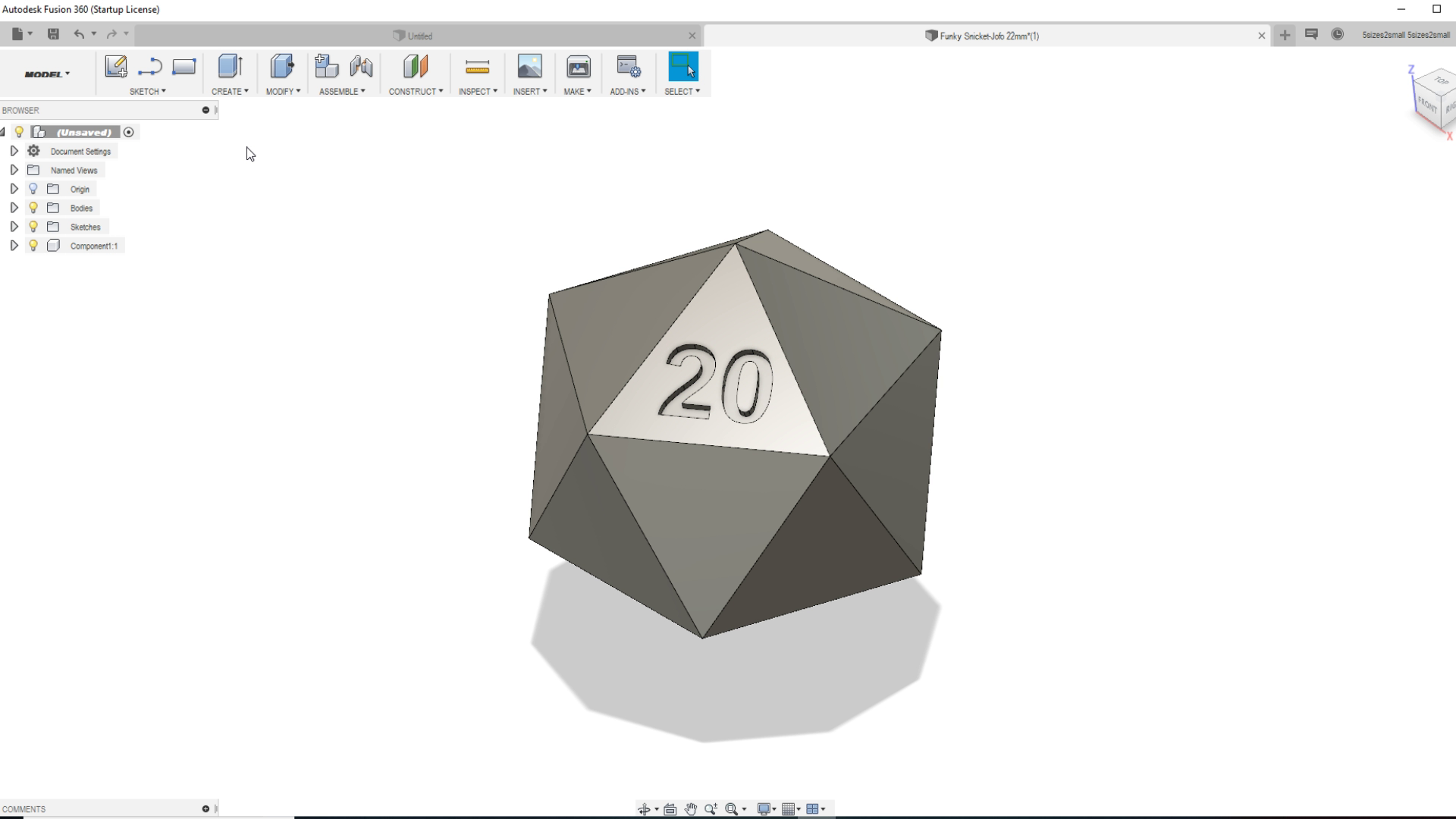 Thinking in 3D - a D20 Die Three Ways : 6 Steps (with Pictures ...
