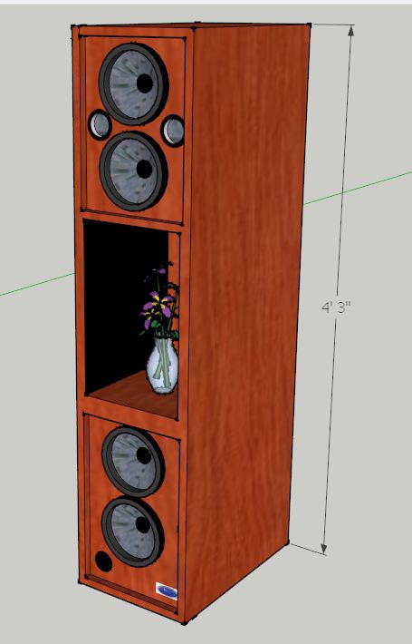 3 Way Speaker Box Design Plans