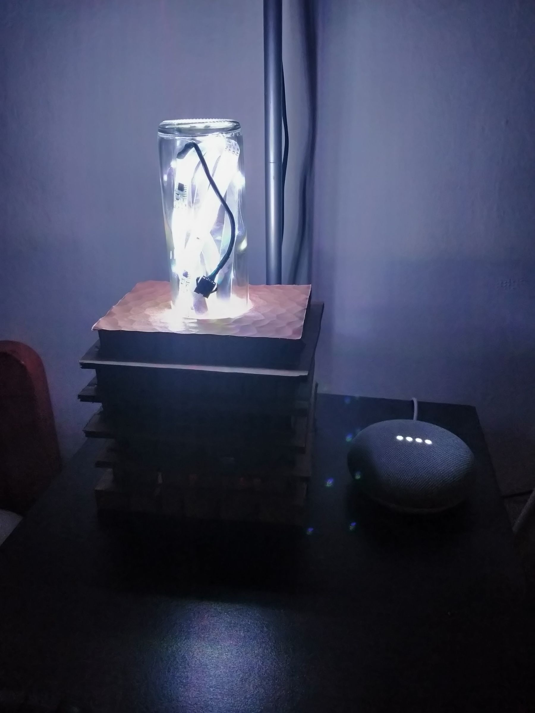 Simple Upcycled Bedside Lamp : 8 Steps - Instructables