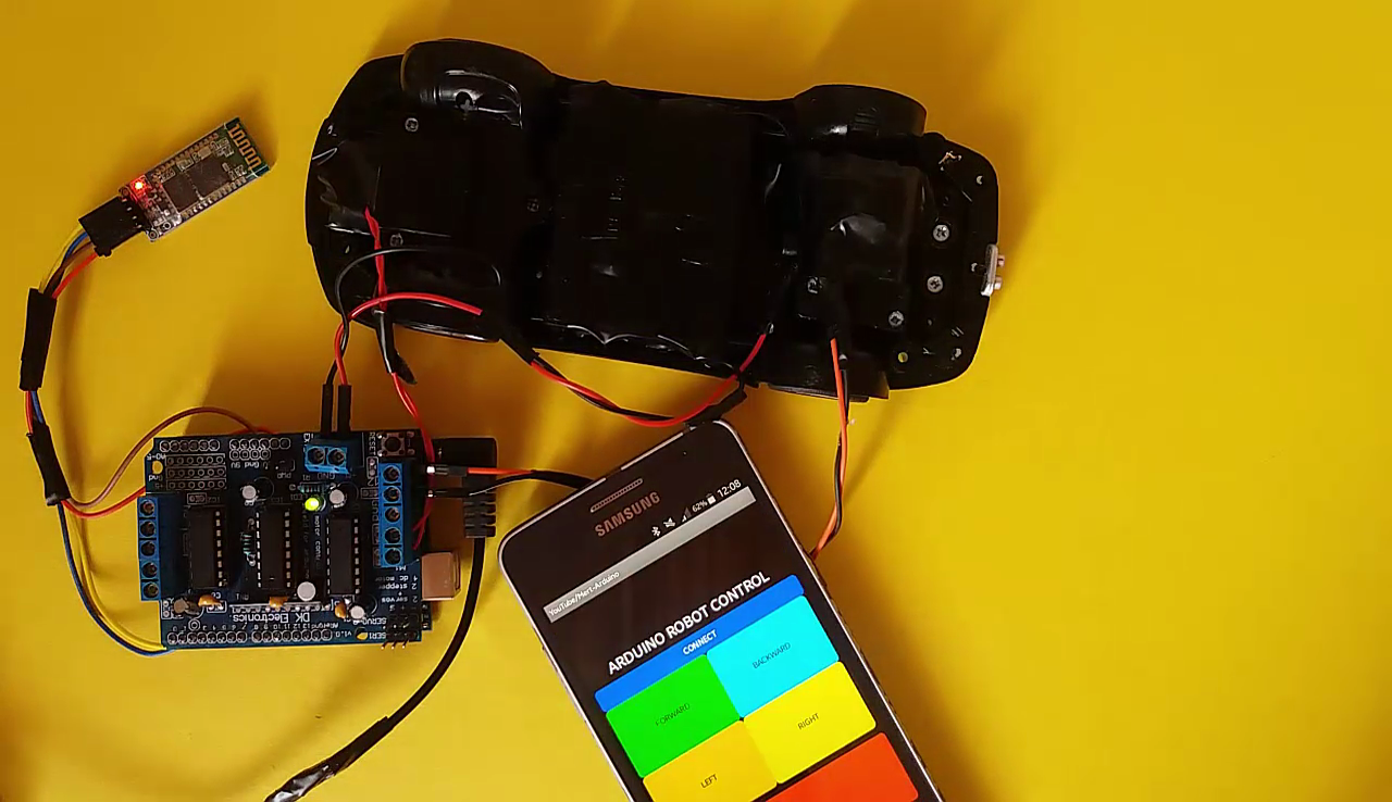 Arduino - RC Car Control Via Bluetooth (with Smartphone) : 5 Steps ...