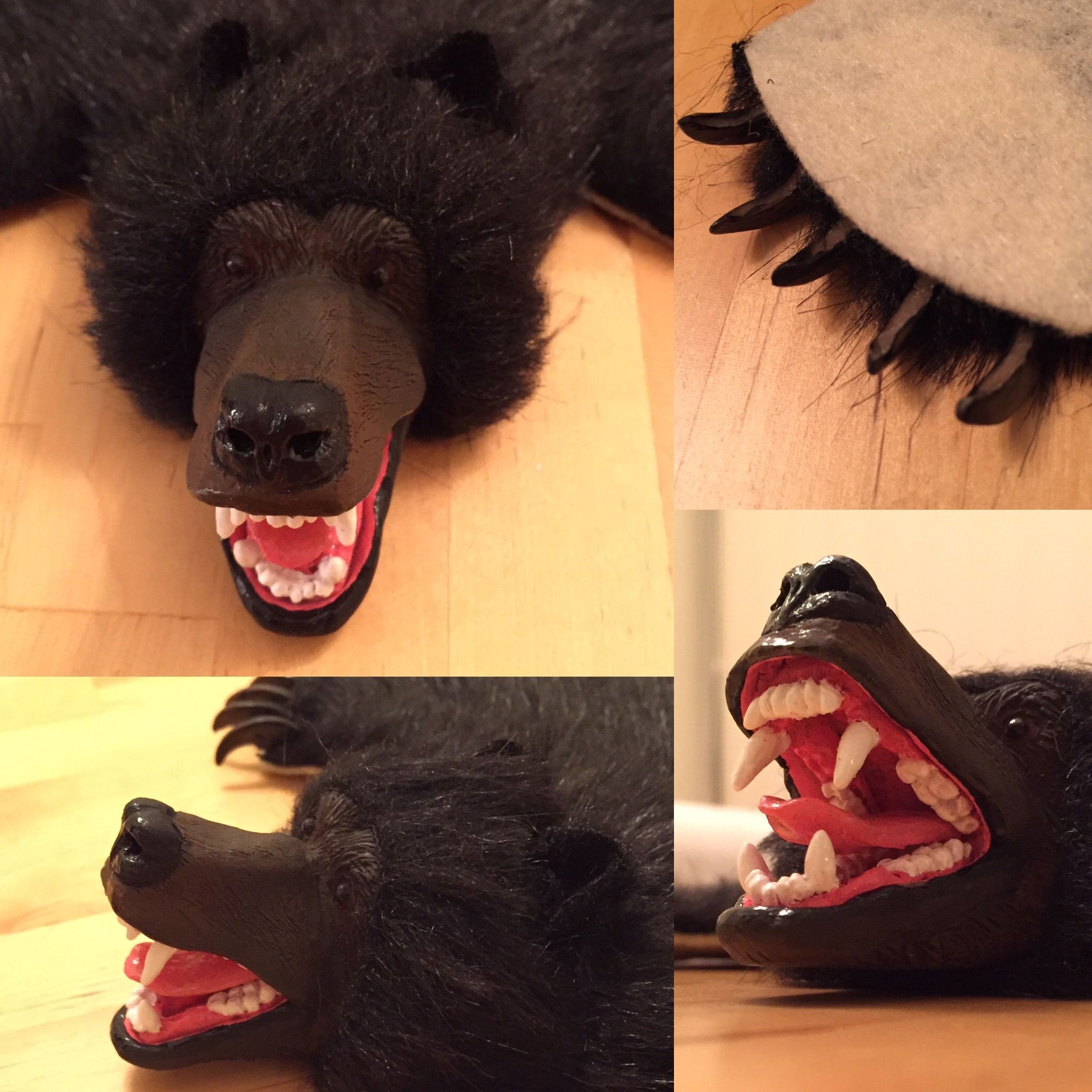 Bear Skin Rug - Faux Fur Miniature : 6 Steps (with Pictures ...