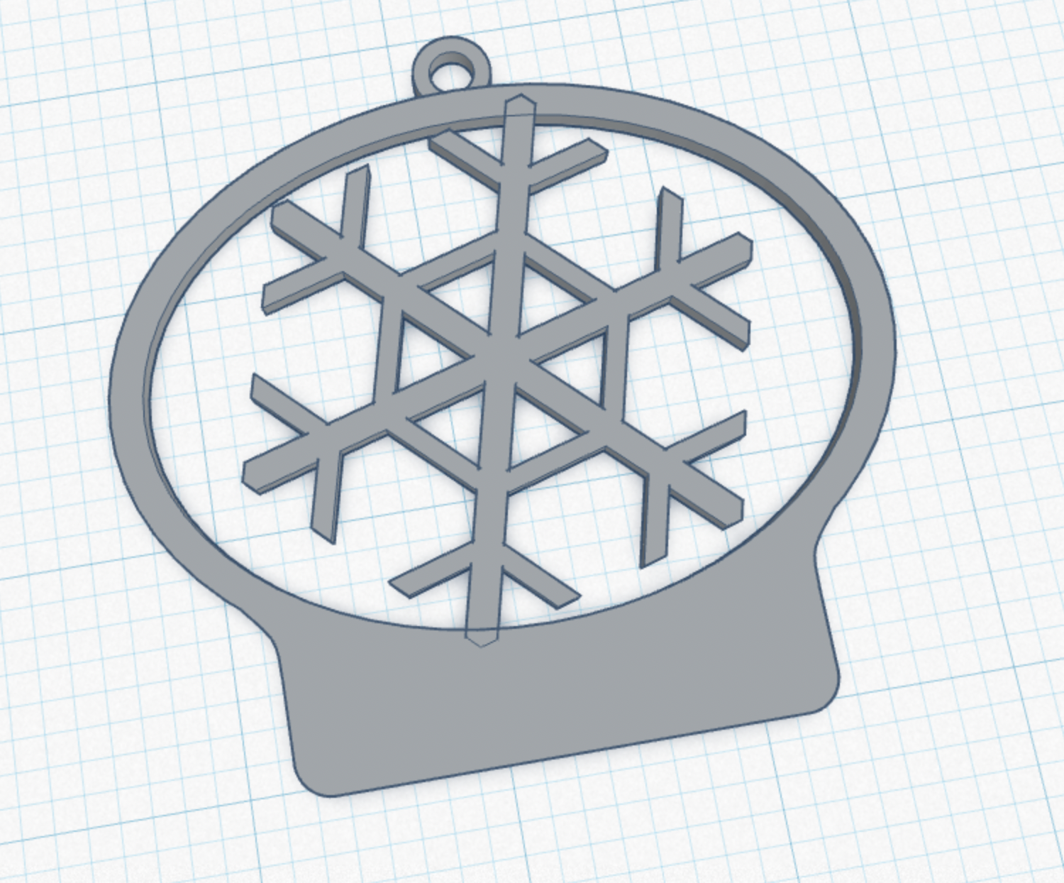 Customizable Snowflake Snowglobe Ornament : 5 Steps (with Pictures ...