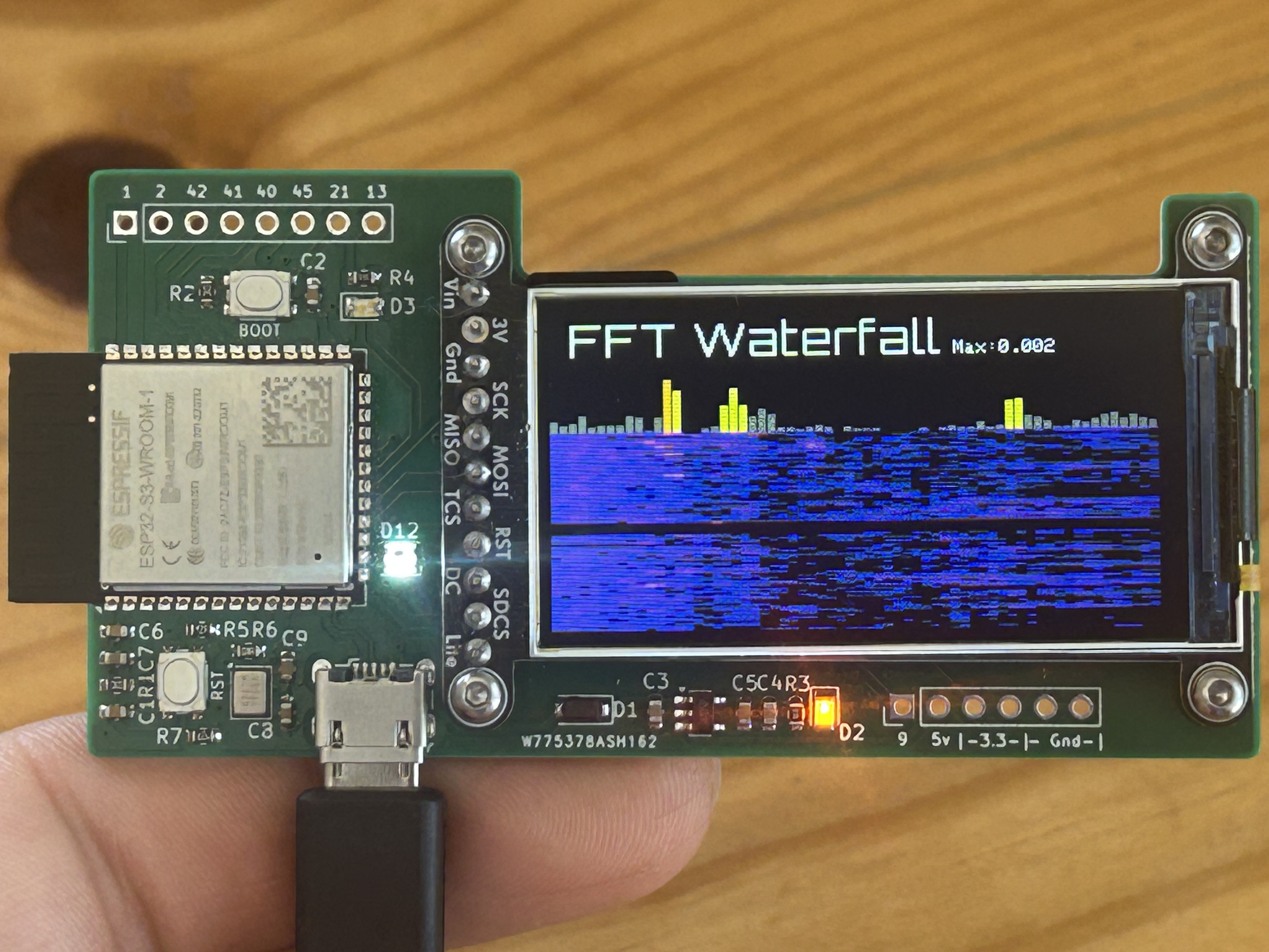 Esp32 Waterfall Frequency Demo - Instructables
