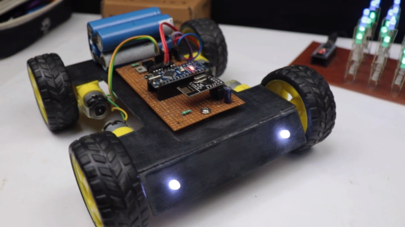 How to Make Arduino Gesture Control Robot at Home Using Radio Module ...