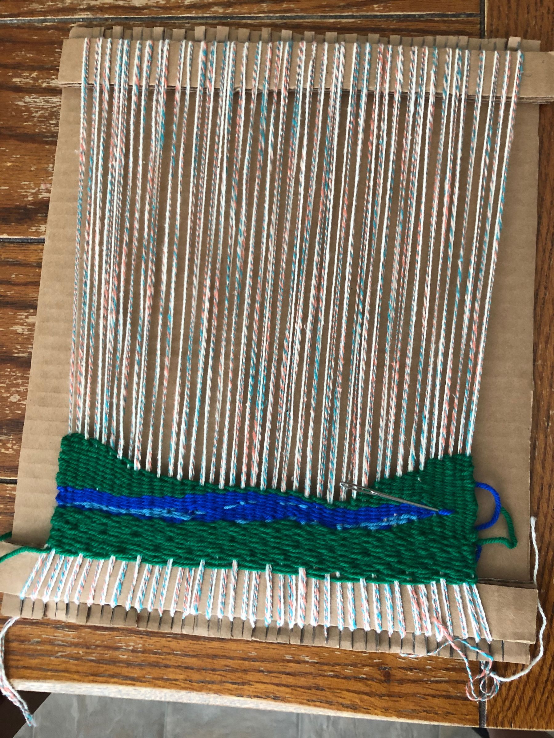 Make Your Own Weaving Loom and Get Started for $5 or Less : 5 Steps ...