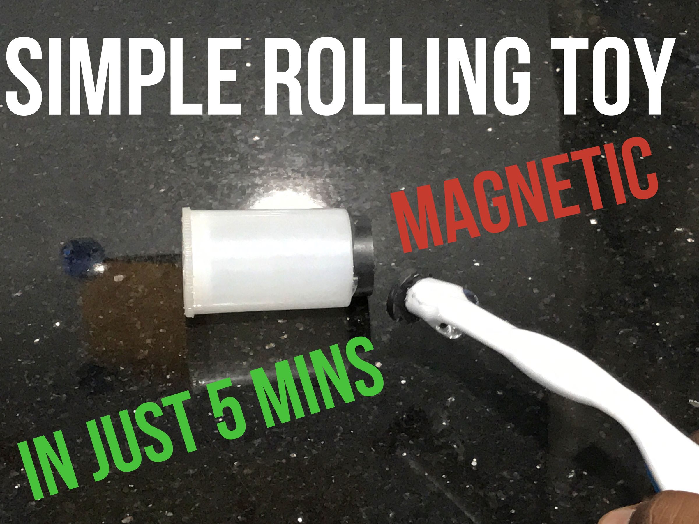 Simple MAGNETIC Rolling Toy : 6 Steps - Instructables