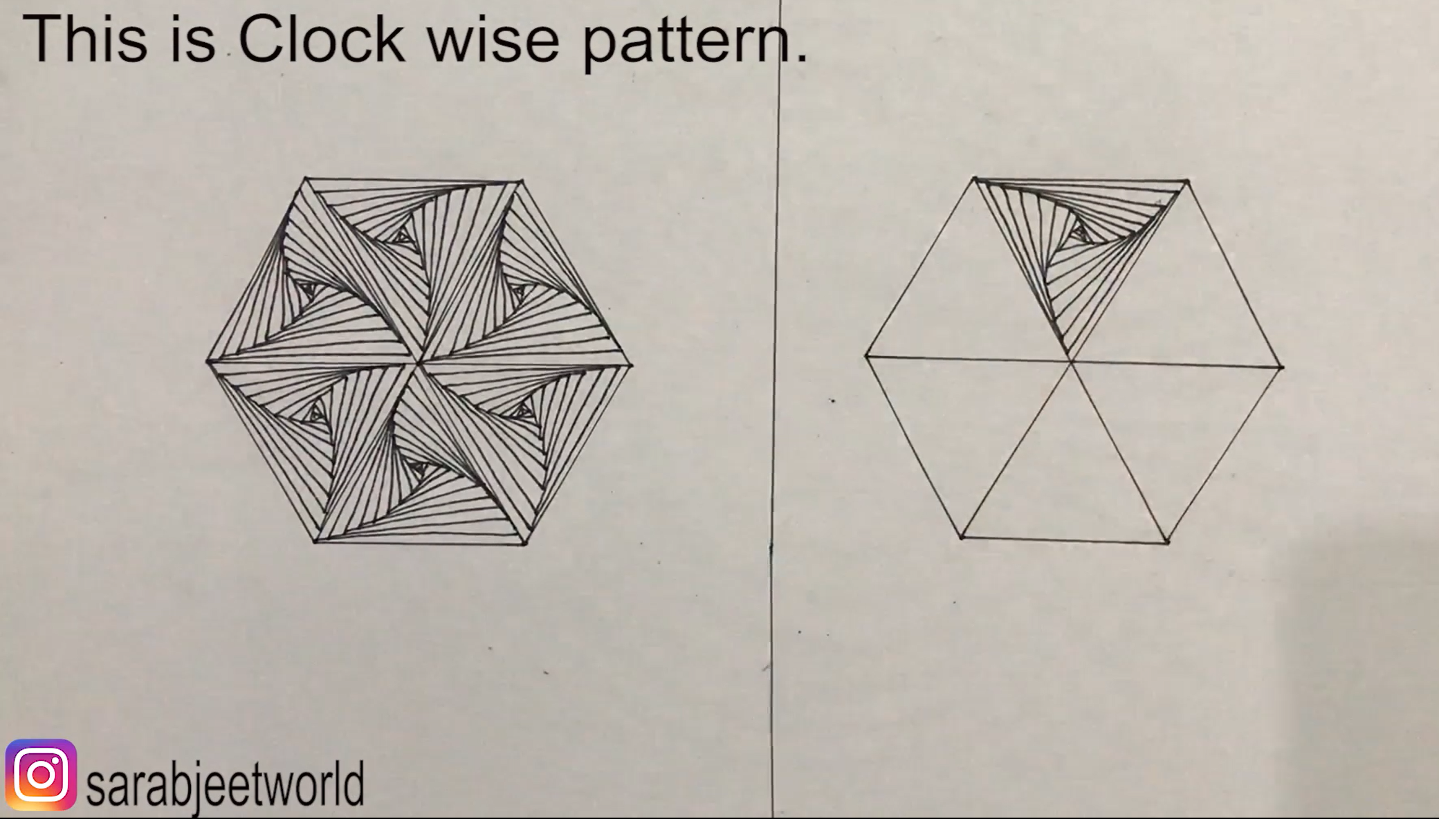 How to Draw the Best Zentangle Paradox Geometric Design for Beginners ...