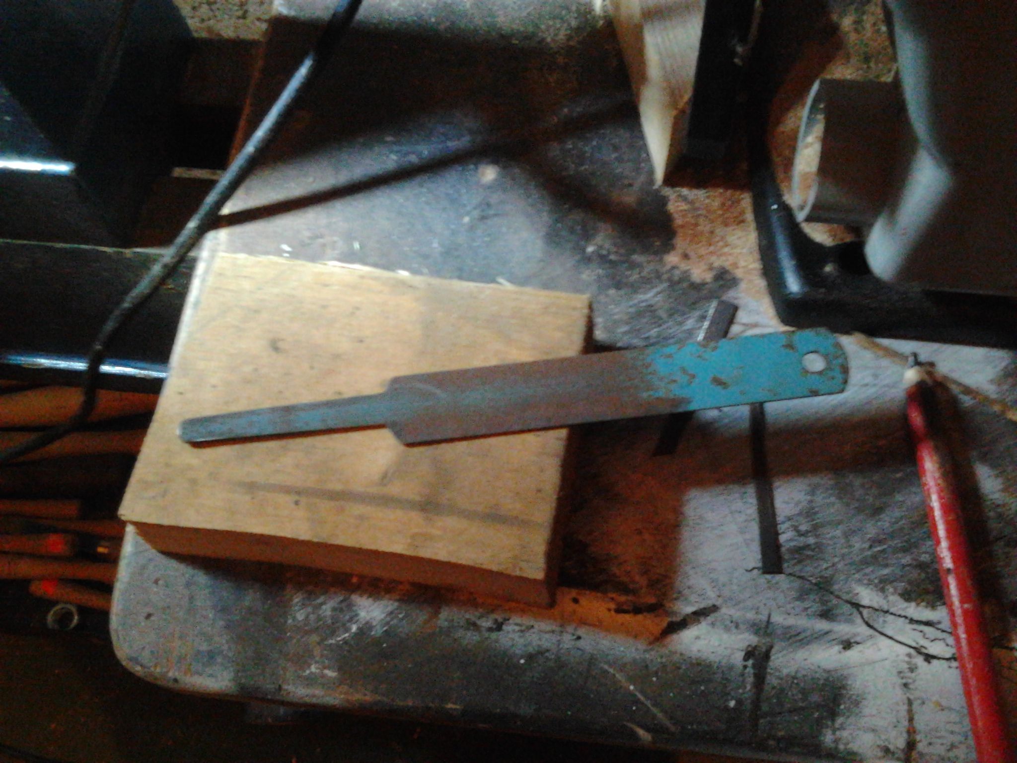 Wood Turning Parting Tool From a Power Hacksaw Blade, + Optional Old ...