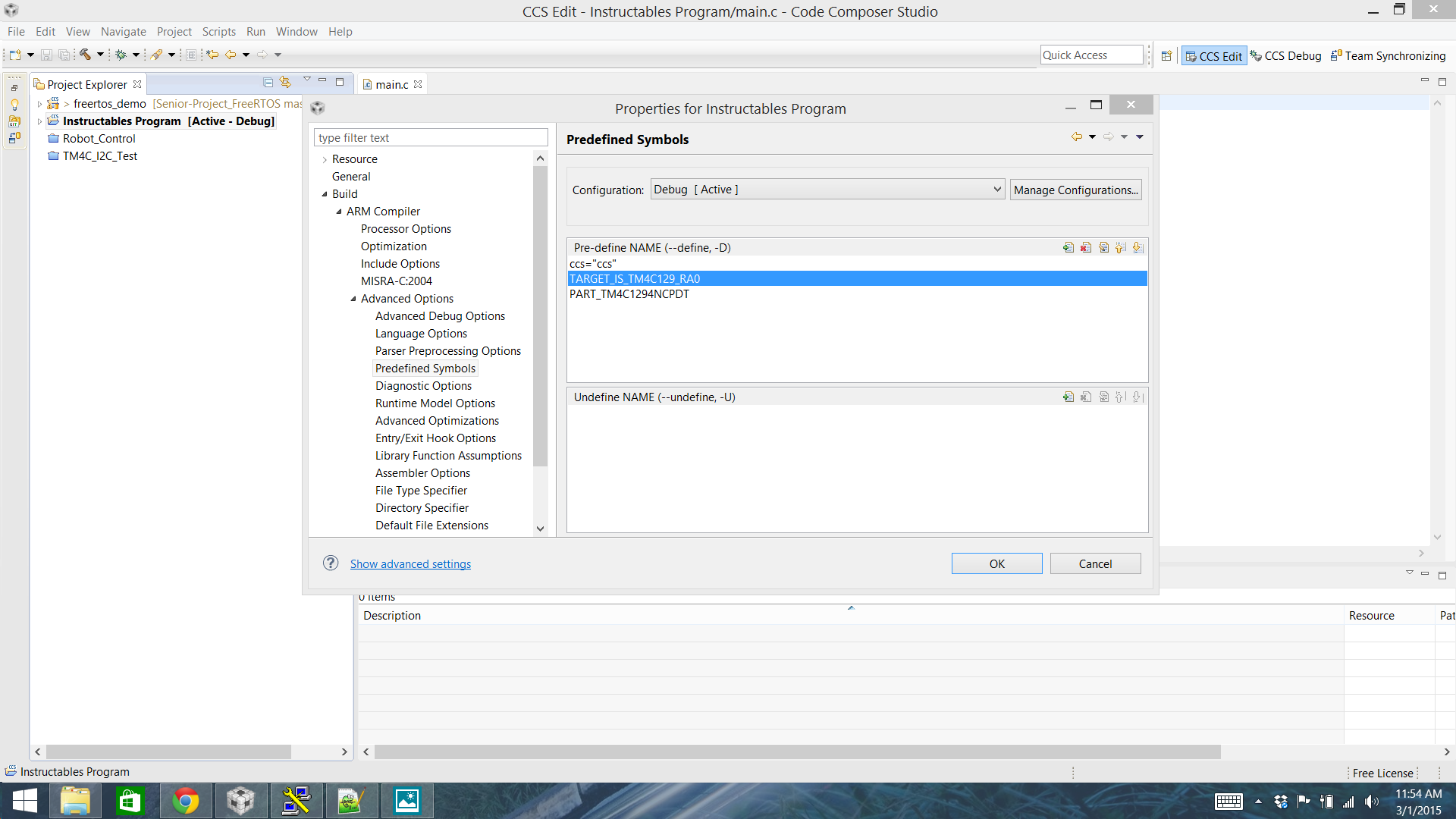 Creating a New Tiva Project in Code Composer Studio : 8 Steps ...