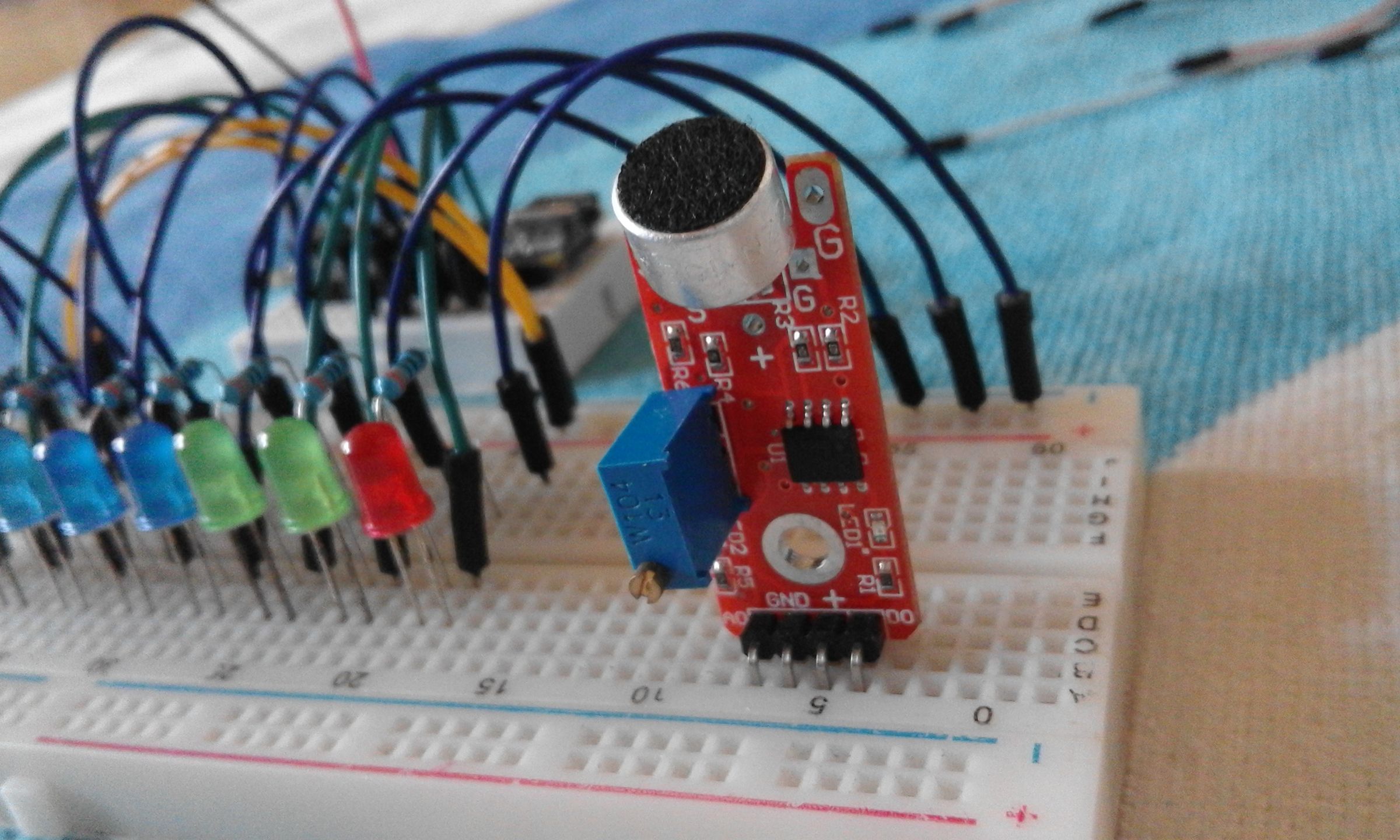 Waren's L.E.D Music Visualizer : 16 Steps (with Pictures) - Instructables