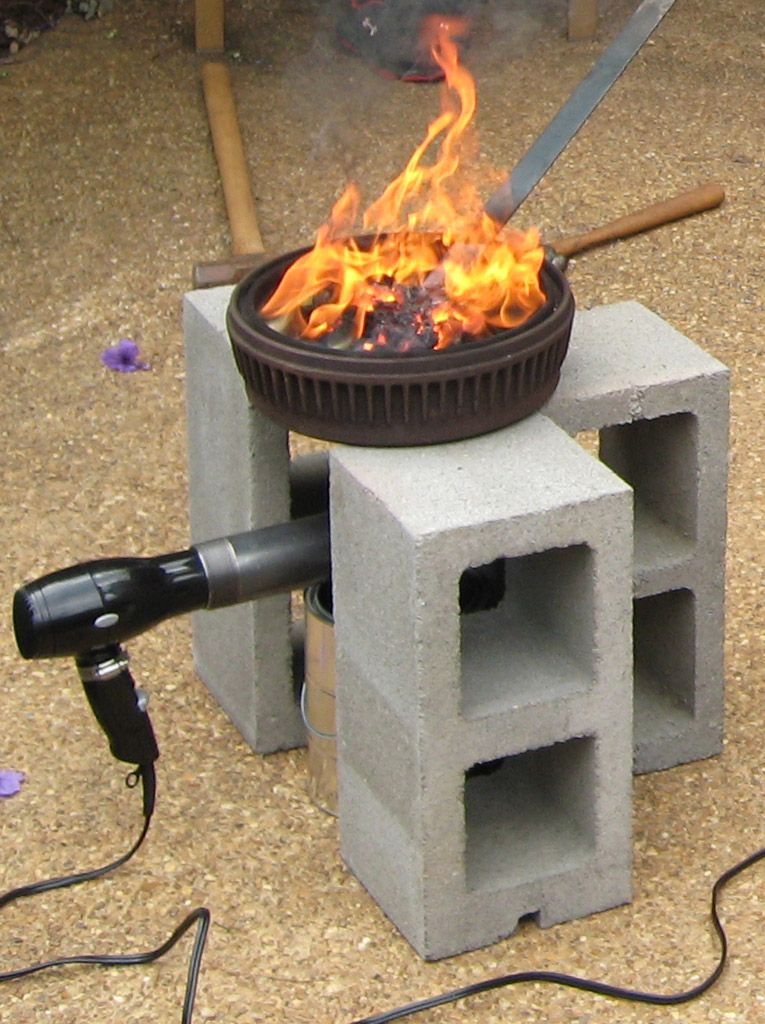 Blacksmith Brick Forge Plans