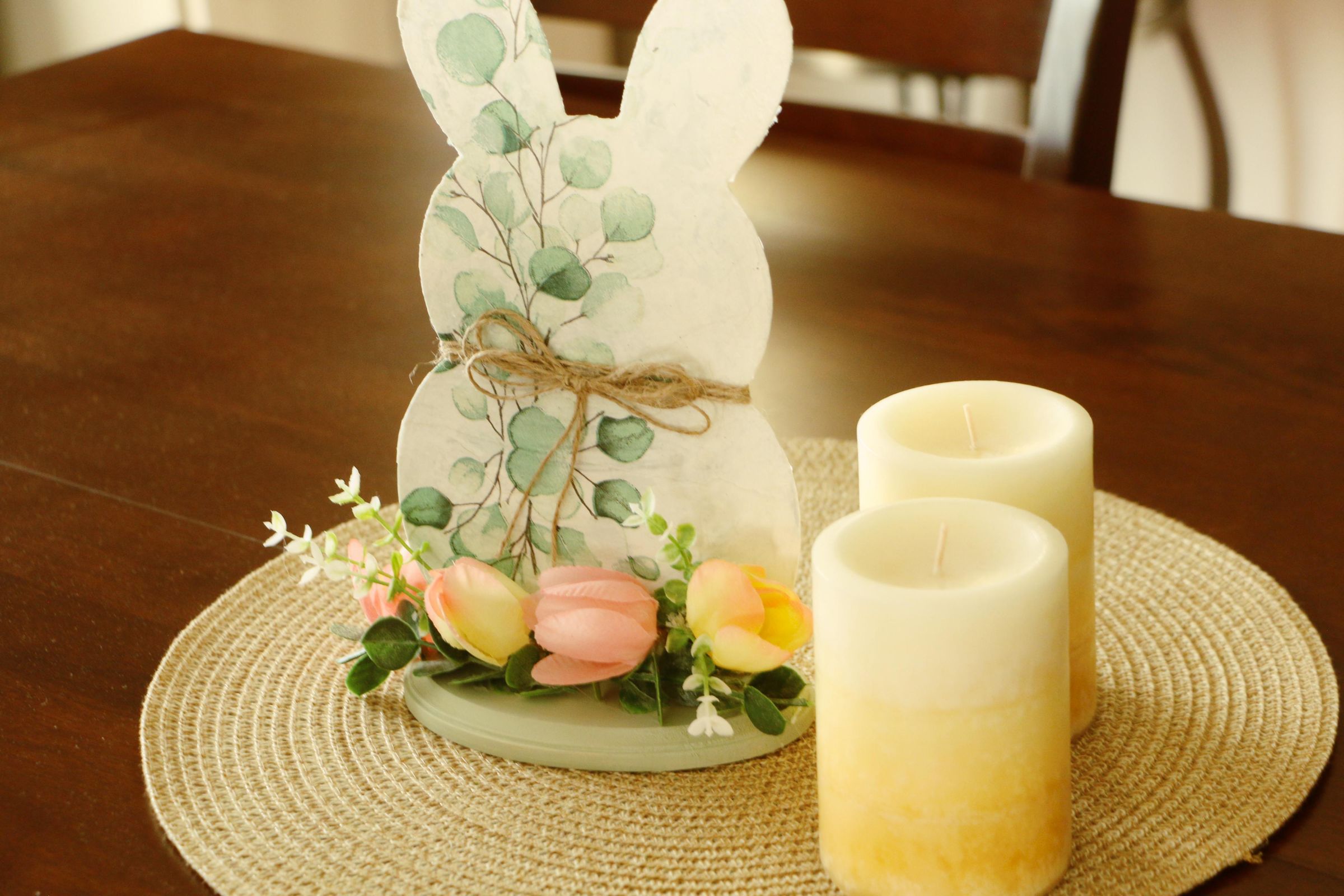 EASY DOLLAR TREE EASTER TABLETOP DECORATION : 7 Steps (with Pictures ...