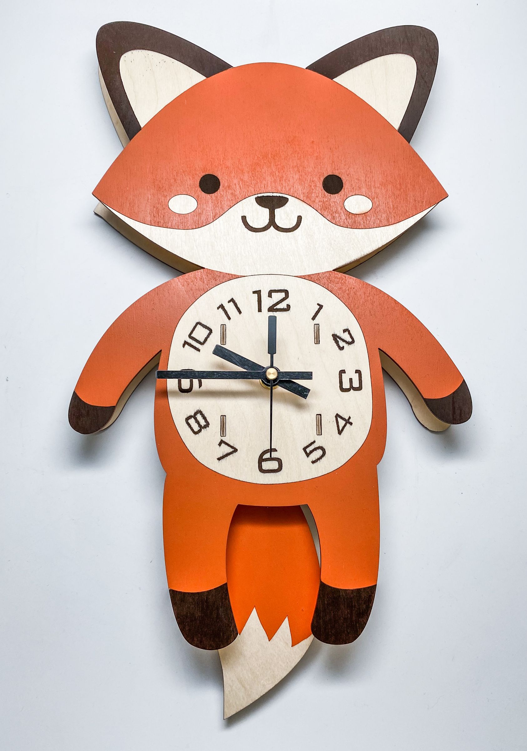 Kids Pendulum Fox Clock : 6 Steps (with Pictures) - Instructables