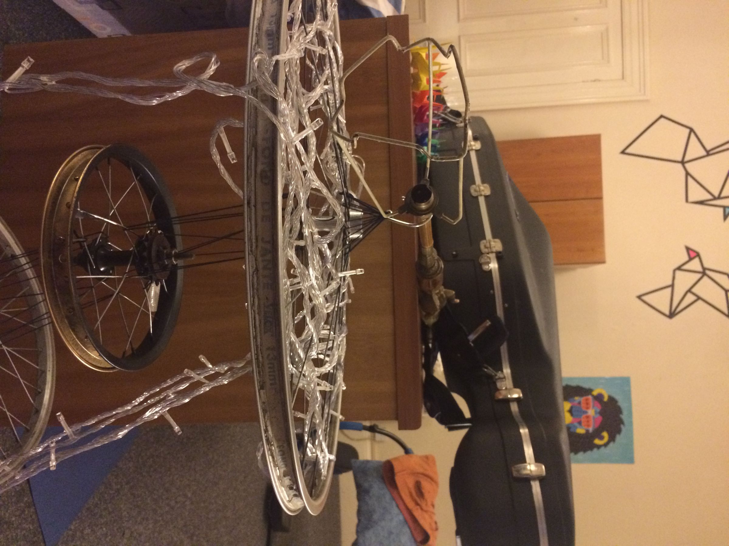 Bike Wheel Chandelier : 6 Steps (with Pictures) - Instructables