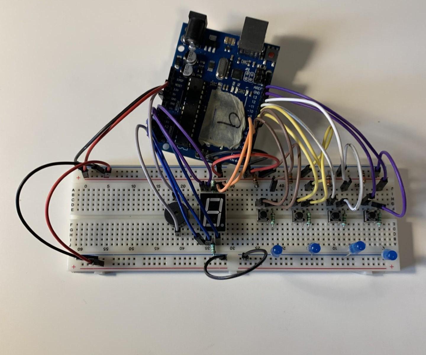 Whack-A-Mole LED Game! : 3 Steps - Instructables
