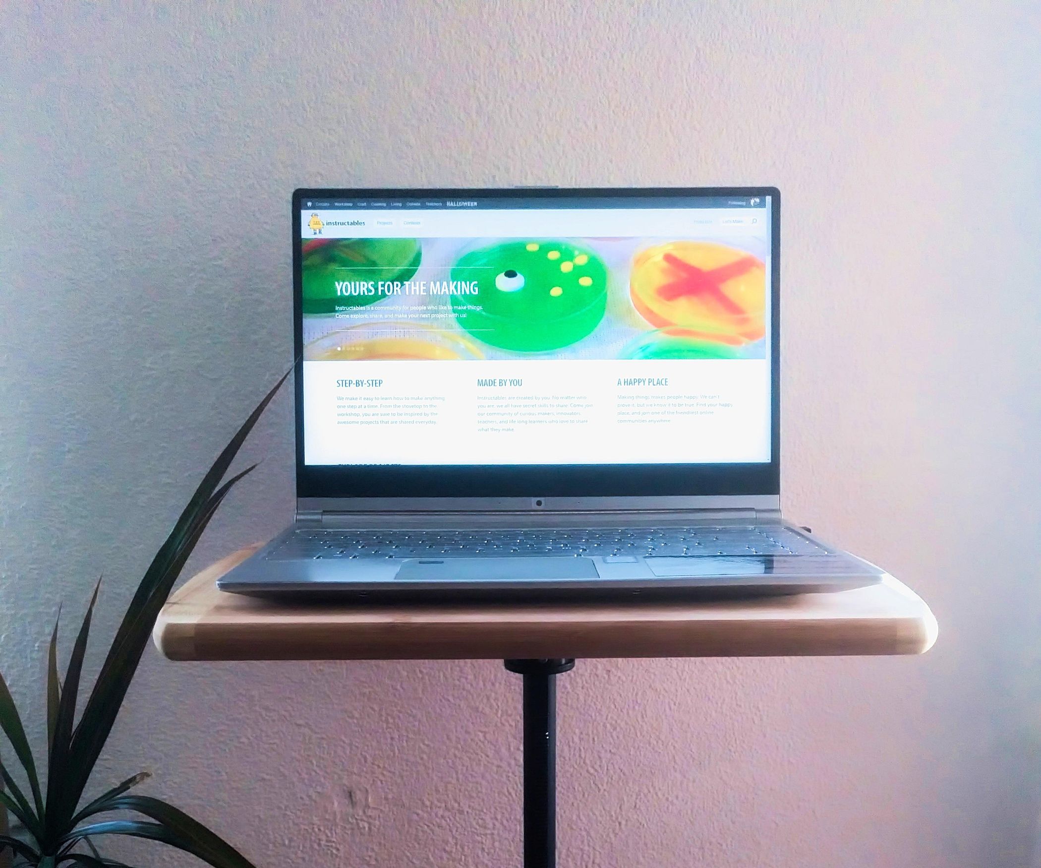 Multifunctional Mini Lift Table From Cheap Tripod : 7 Steps (with ...