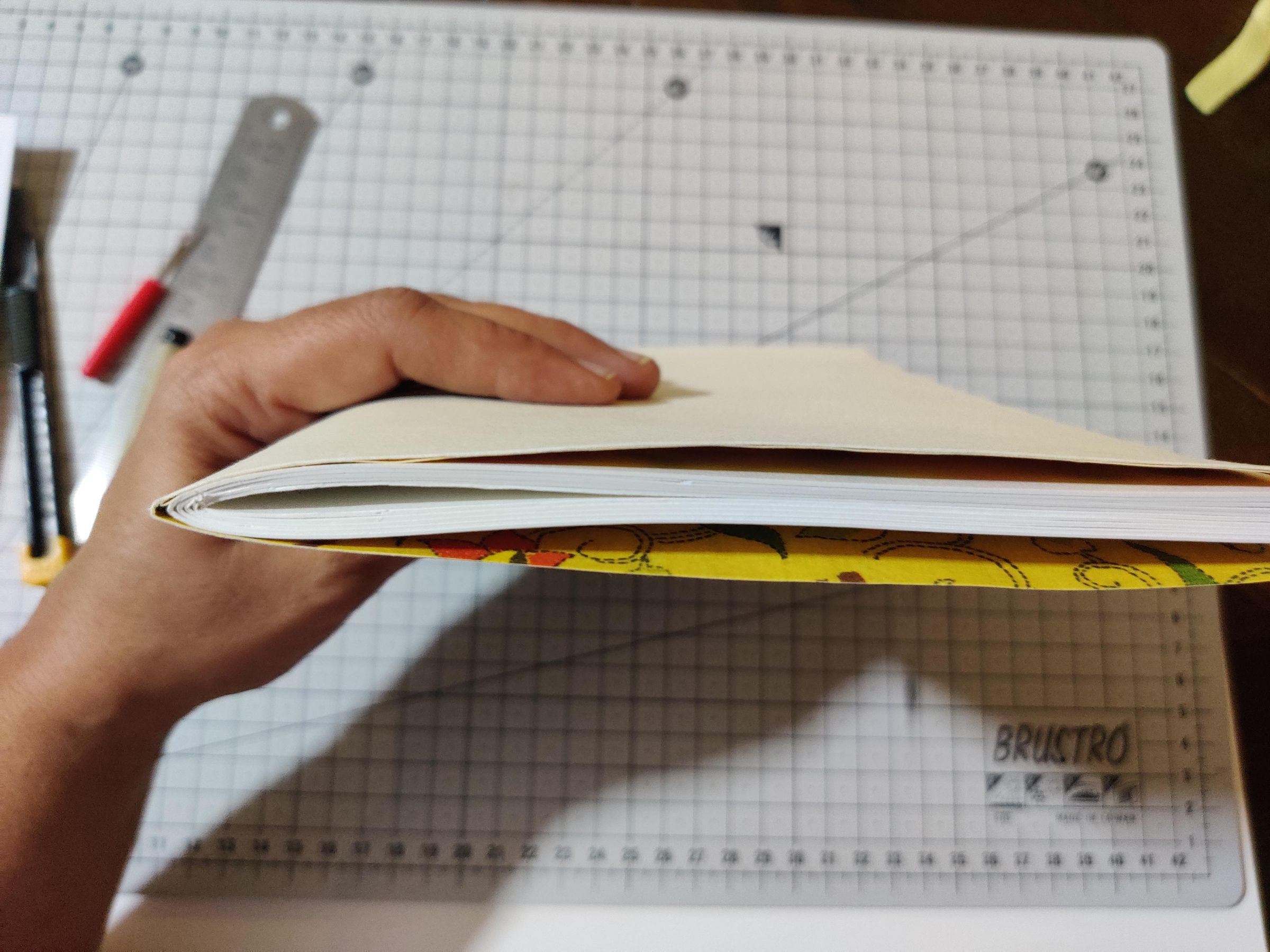 From Paper to Pages - Create a Unique Hand Painted, Handmade Notebook : 6 Steps (with Pictures ...