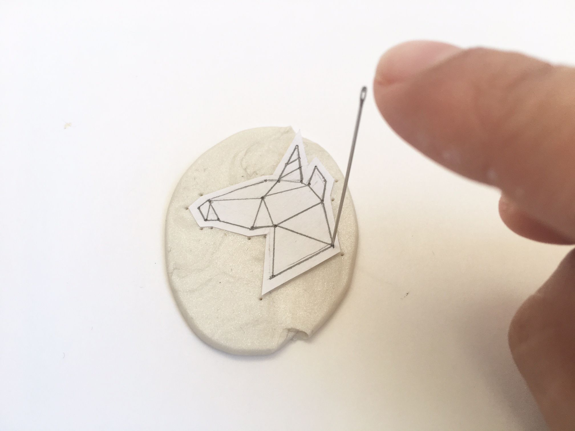 DIY Unicorn Polygon Stitch Necklace : 4 Steps (with Pictures ...