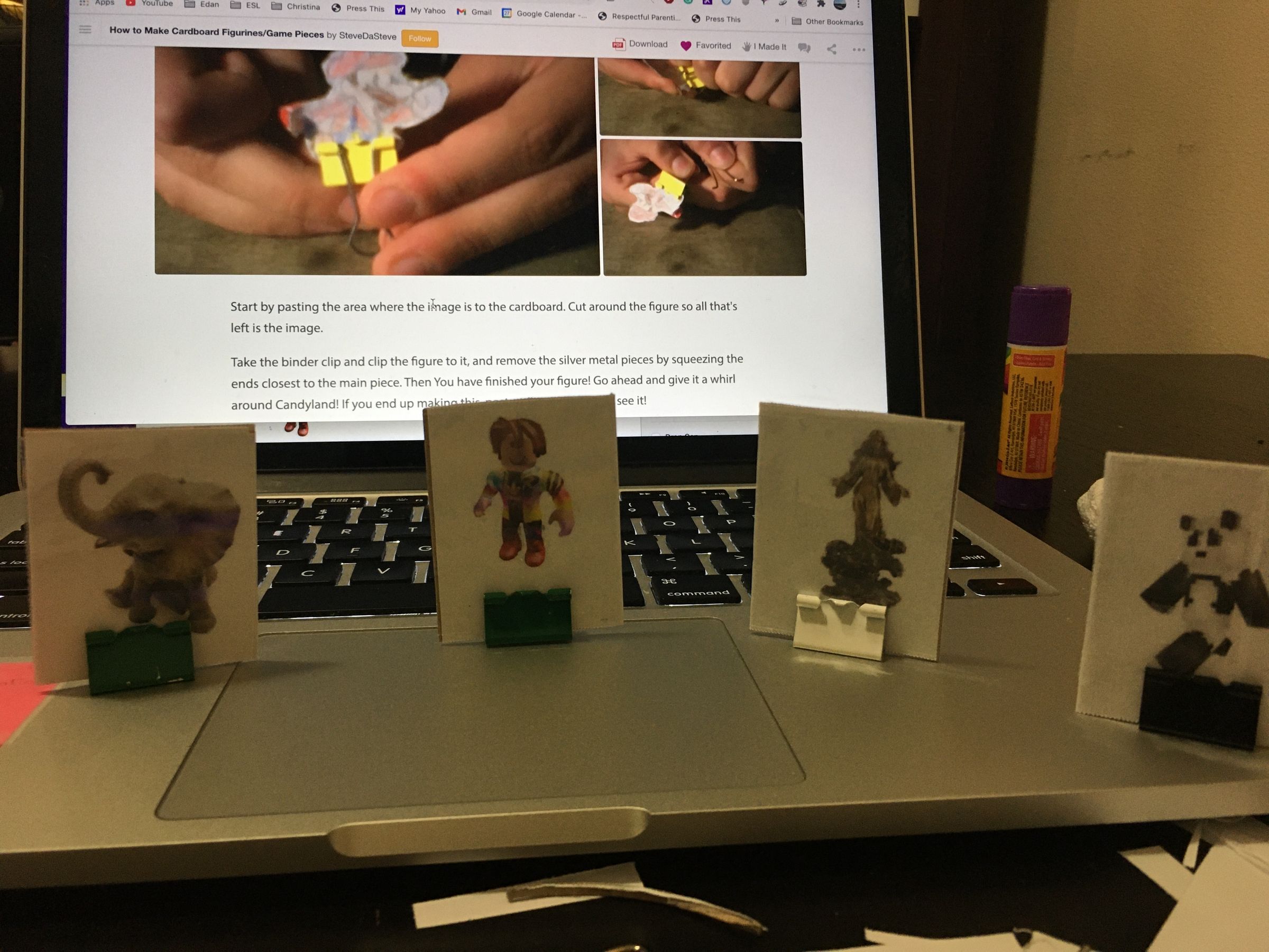 How to Make Cardboard Figurines/Game Pieces (with Pictures) - Instructables