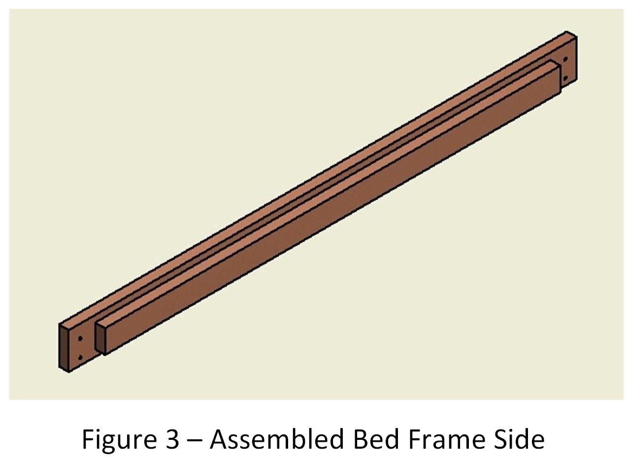 How to Build a Simple Queen Bed Frame From Dimensional Lumber : 6 Steps ...
