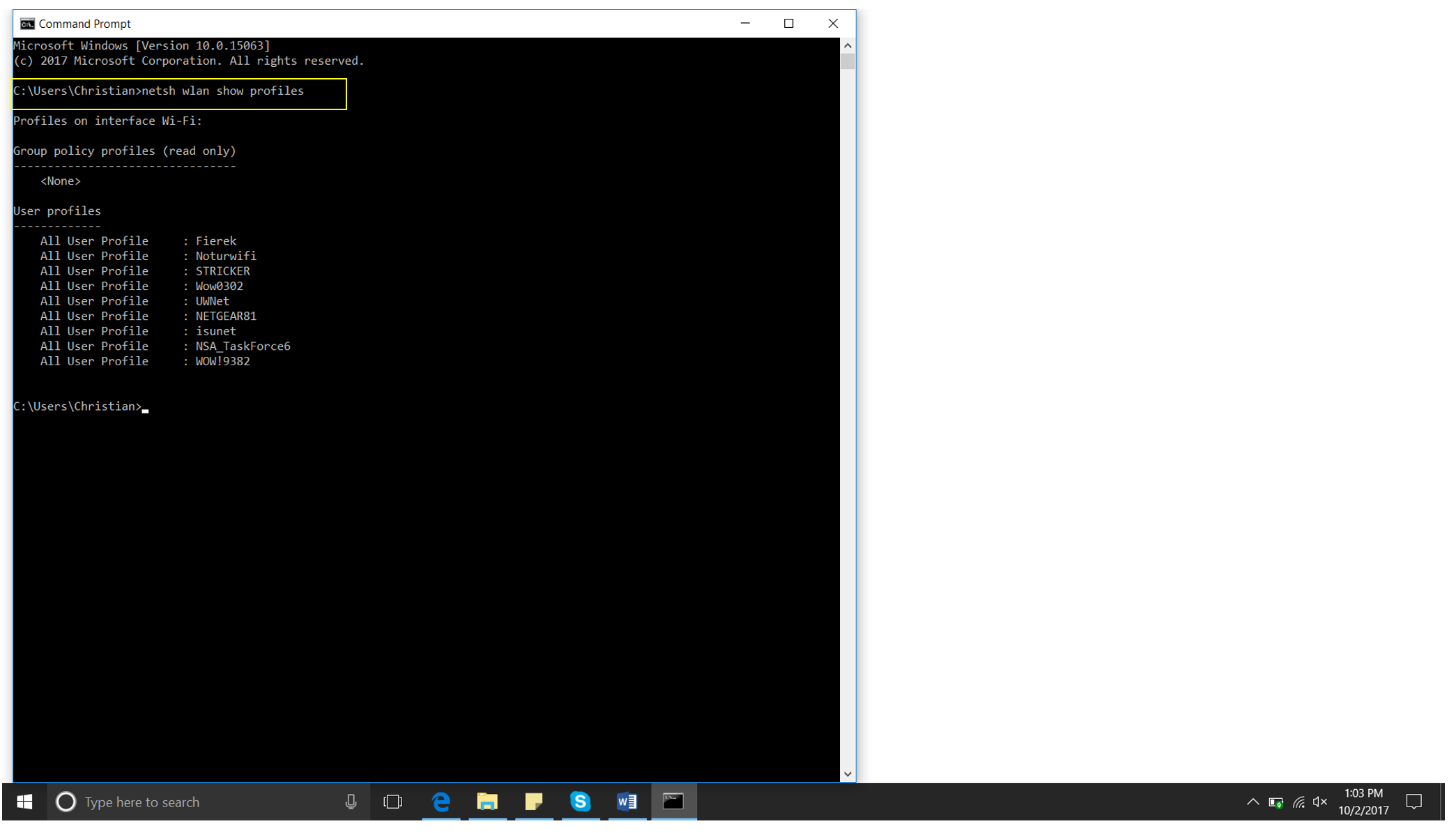 How to Recover Lost/Forgotten WiFi Passwords in Windows : 3 Steps ...