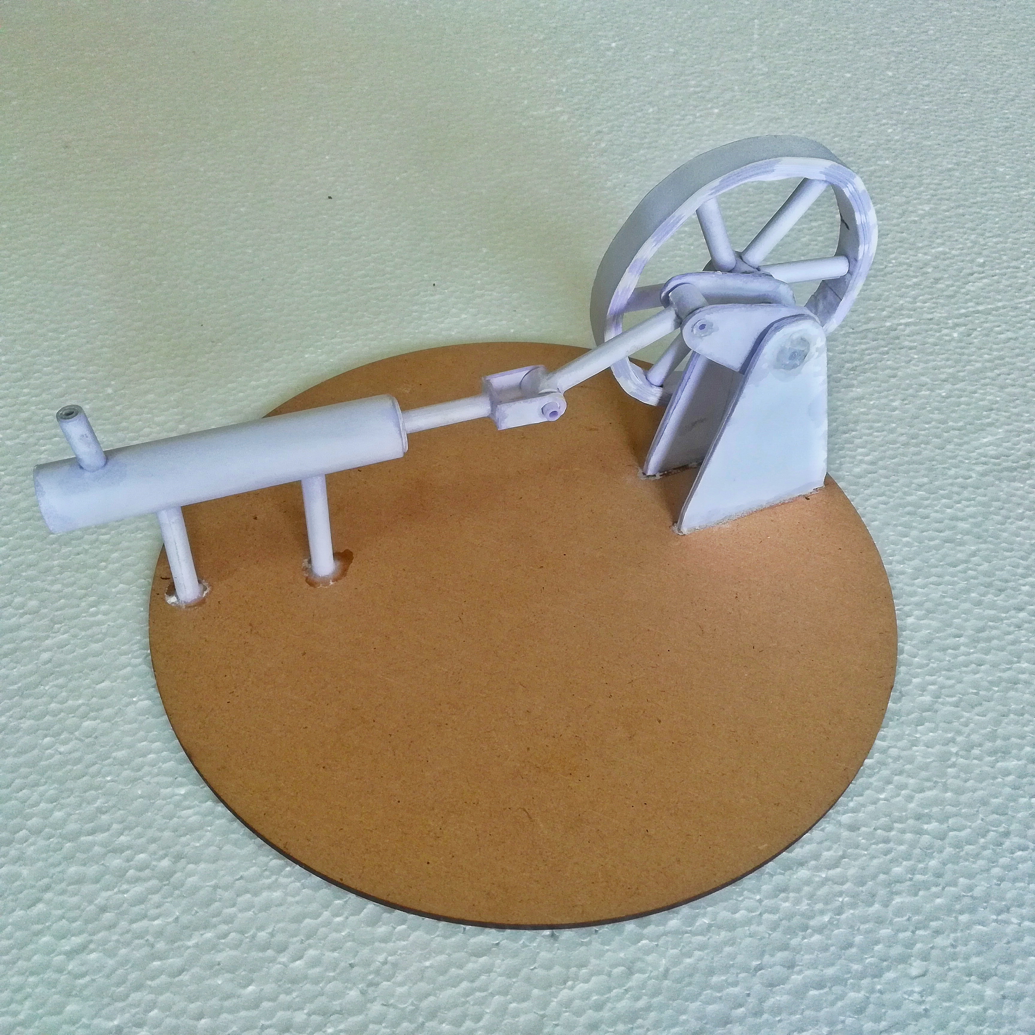 PAPER-MADE STIRLING ENGINE MODEL | How to Make : 16 Steps (with ...