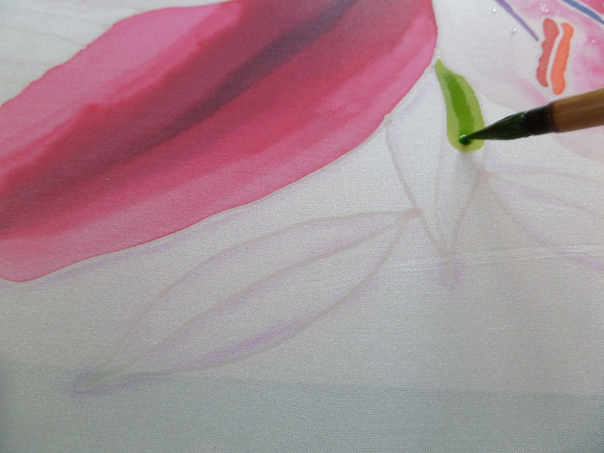 'Rainbow Lily' Silk Painting : 11 Steps (with Pictures) - Instructables