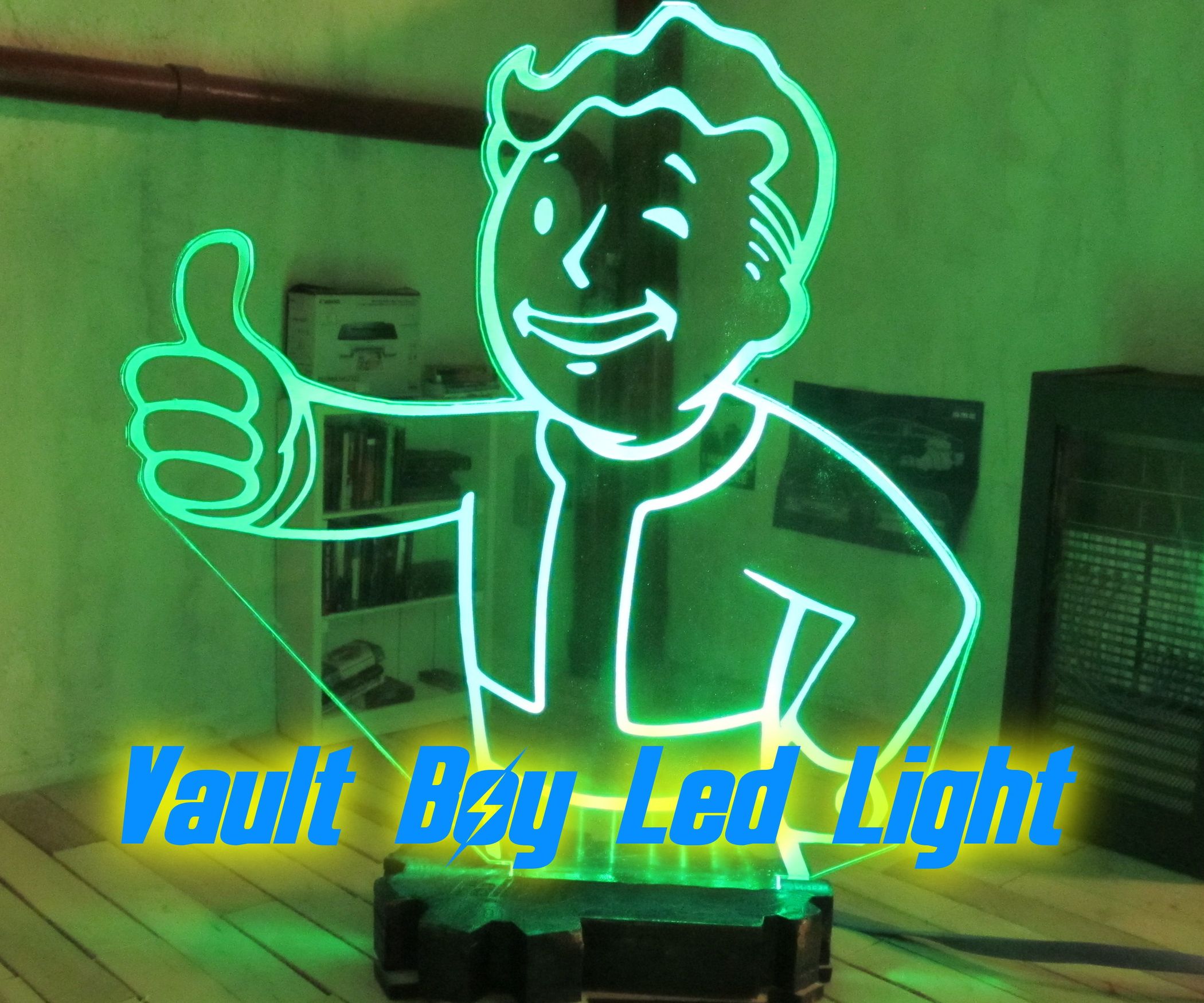 Fallout Vault Boy Led Light : 5 Steps (with Pictures) - Instructables
