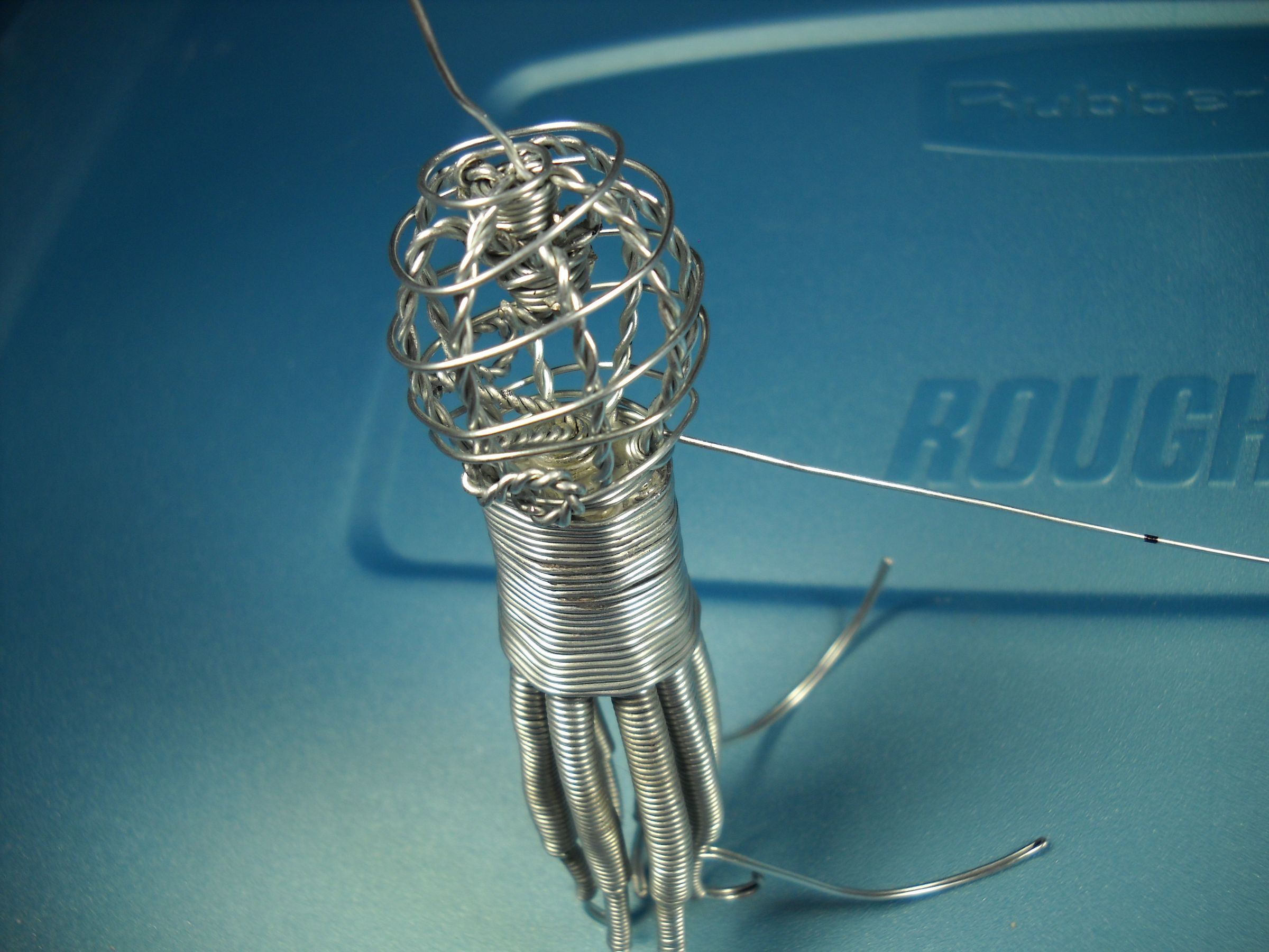 How to Make a Wire Octopus Sculpture (simplified). Cheap and Easy But ...