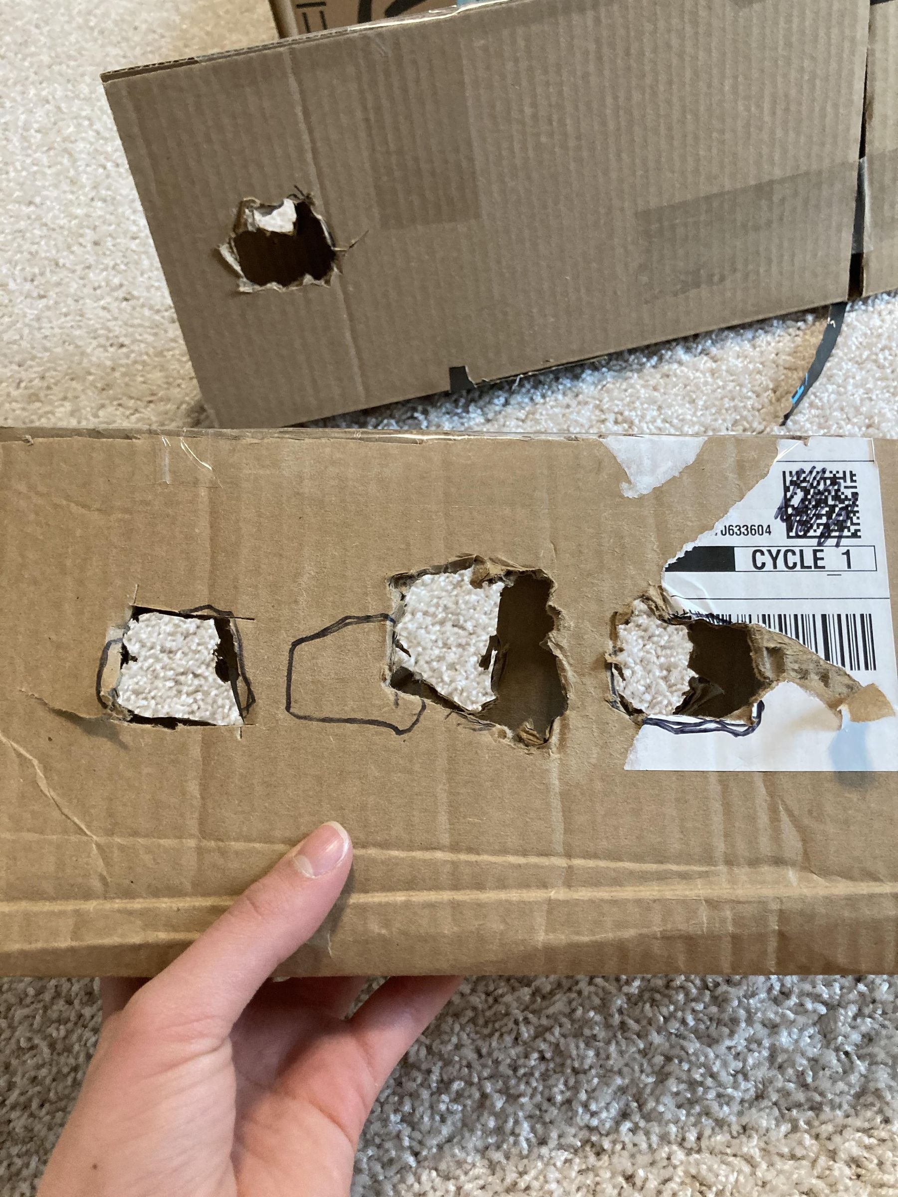 Cardboard Adjustable Basketball Hoop : 8 Steps (with Pictures ...