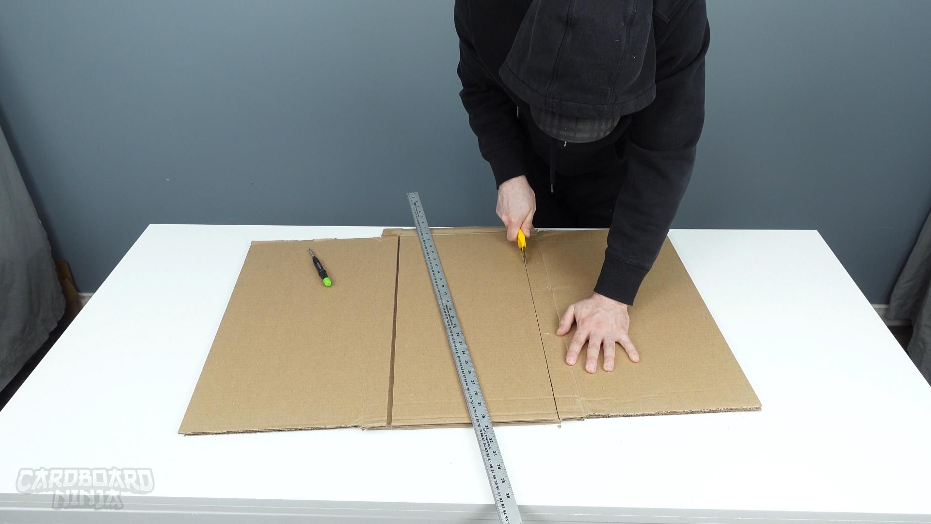 Cardboard Storage Shelf From Single Box : 10 Steps (with Pictures ...