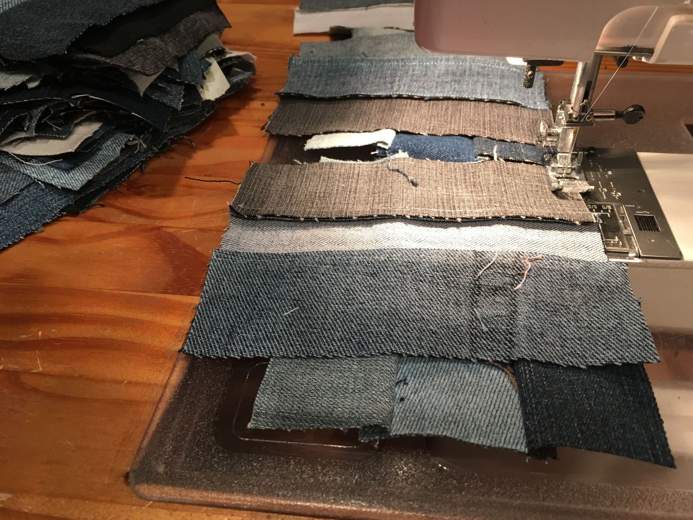 Denim Crazy Rails for Warmth : 8 Steps (with Pictures) - Instructables