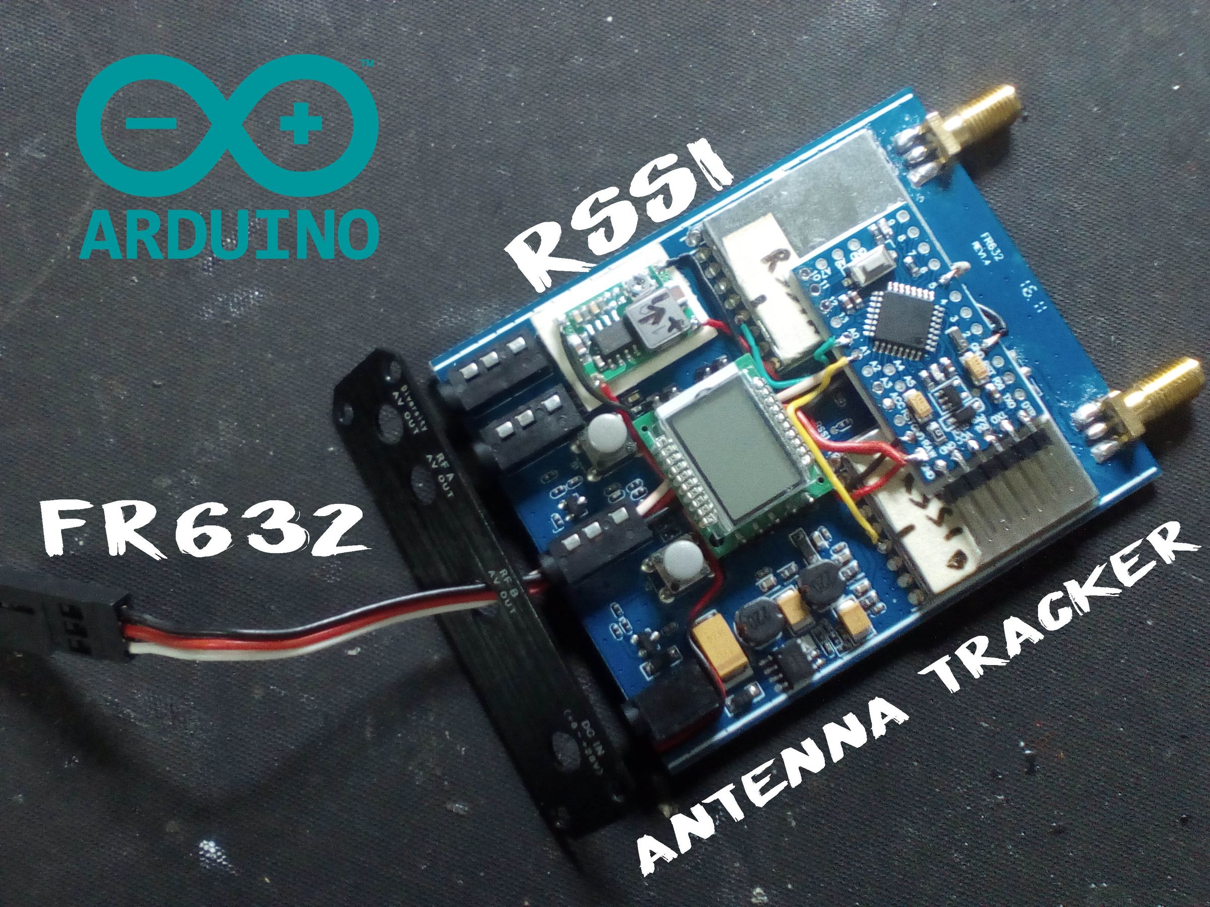 Arduino FR632 RSSI Antenna Tracker : 10 Steps - Instructables