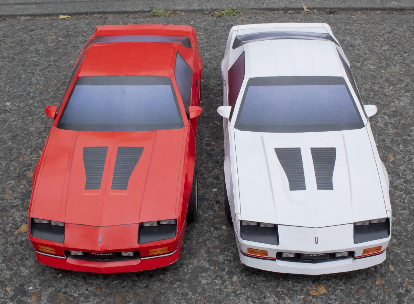 Camaro Paper Model Chris Philpot C8 Corvette Paper Craft