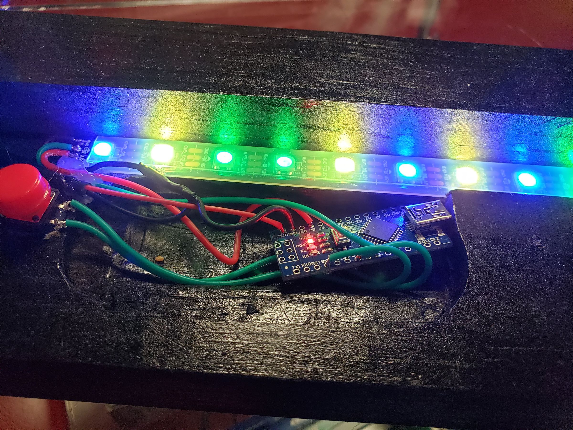 Totally Lit - Programmable RGB LED Acrylic Sign : 3 Steps (with ...