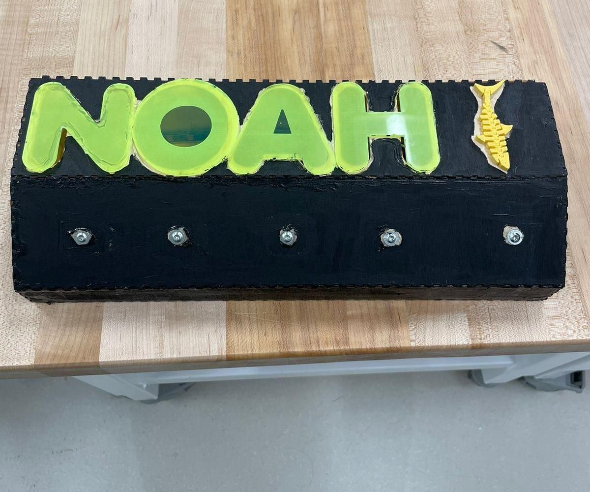 Interactive Touch Board of Noah With Lights/Sounds : 4 Steps ...