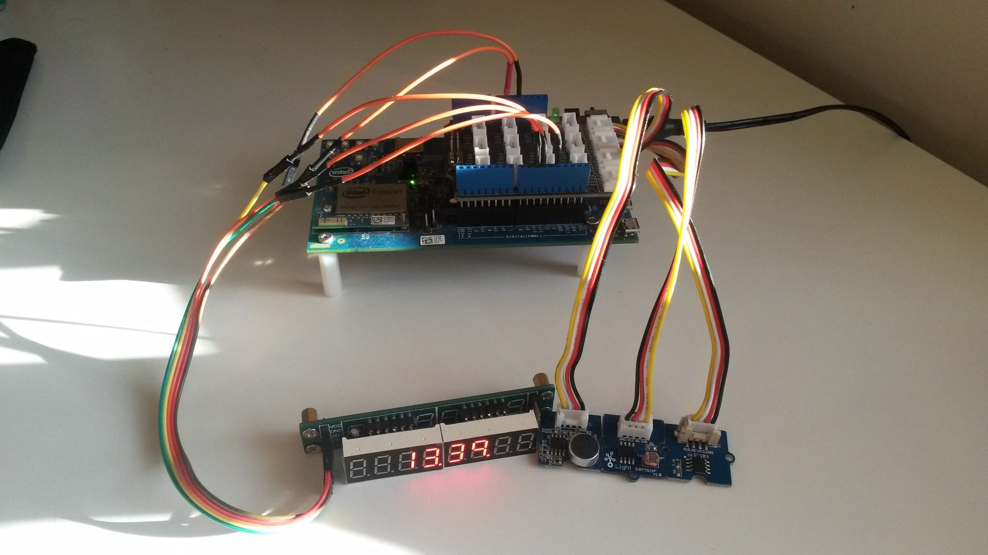 Intel® Edison Board: Clap Activated Clock : 6 Steps - Instructables