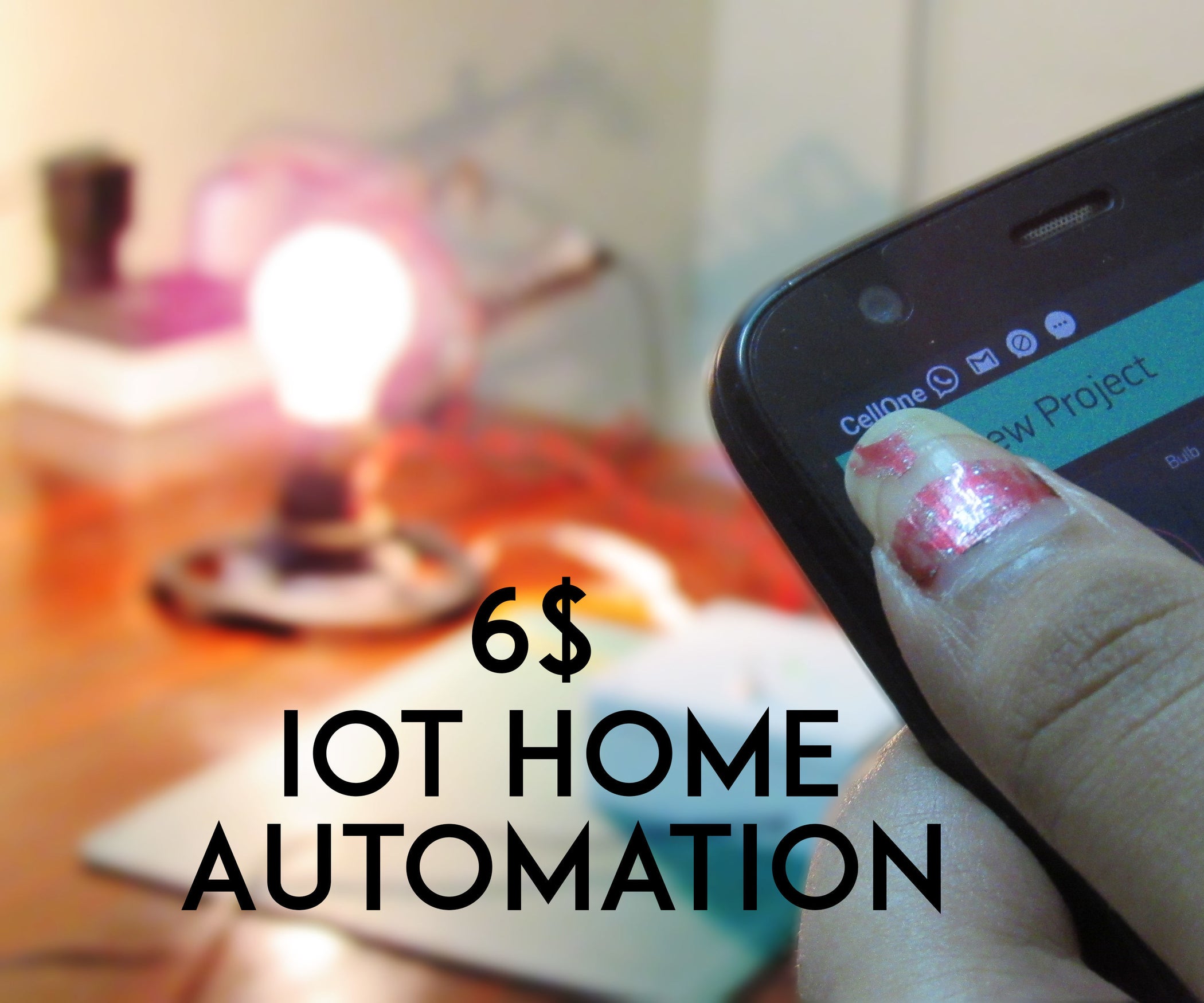 Control Home Appliances With Phone and Internet of Things Under 6 $ : 6 ...