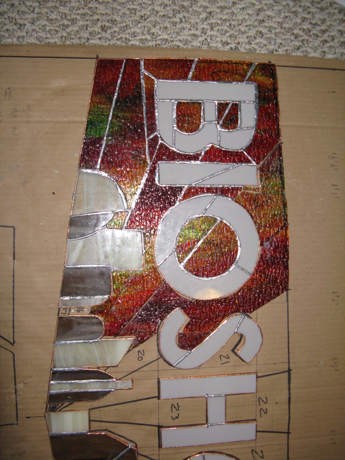 Bioshock Stained Glass Logo : 13 Steps (with Pictures) - Instructables