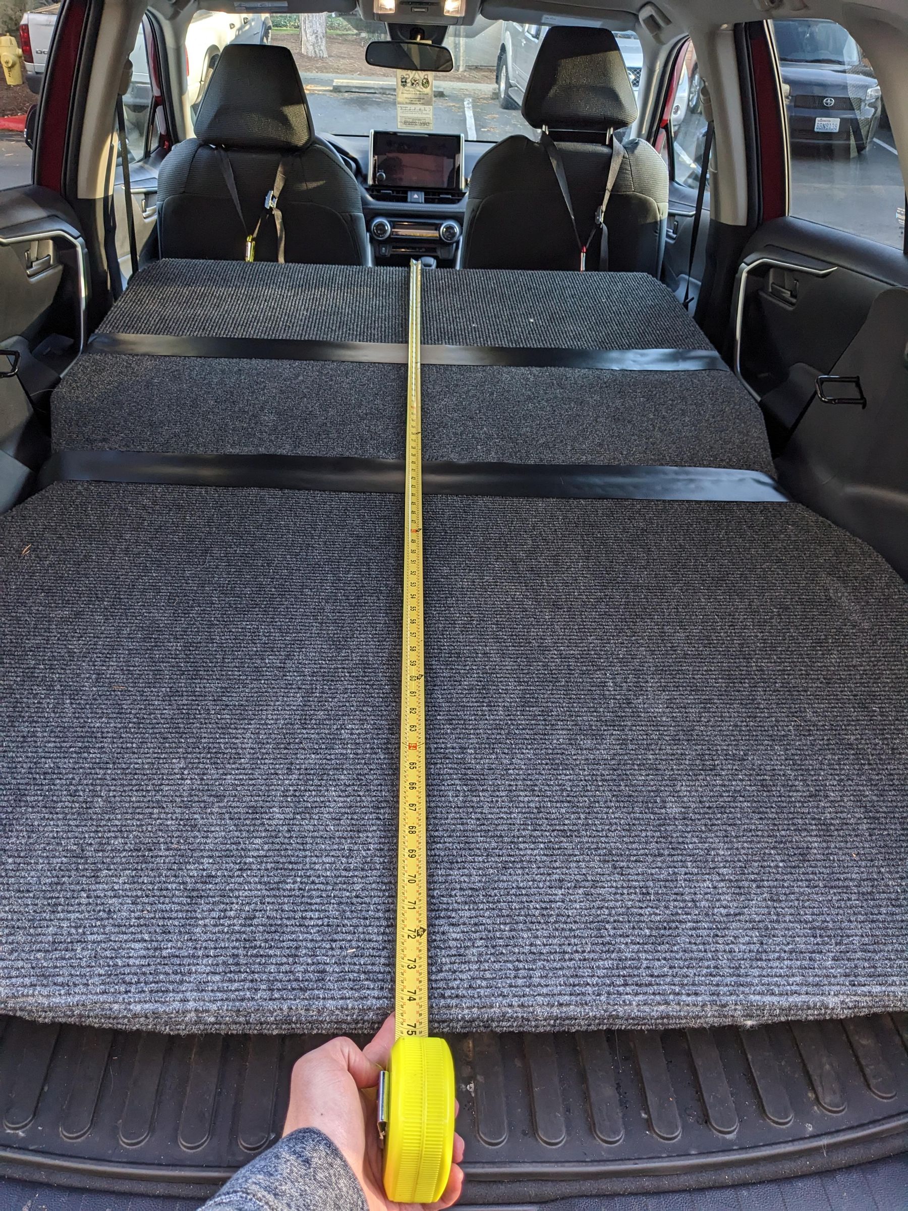 RAV4 Car Camping Platform With Folding Legs : 5 Steps (with Pictures ...