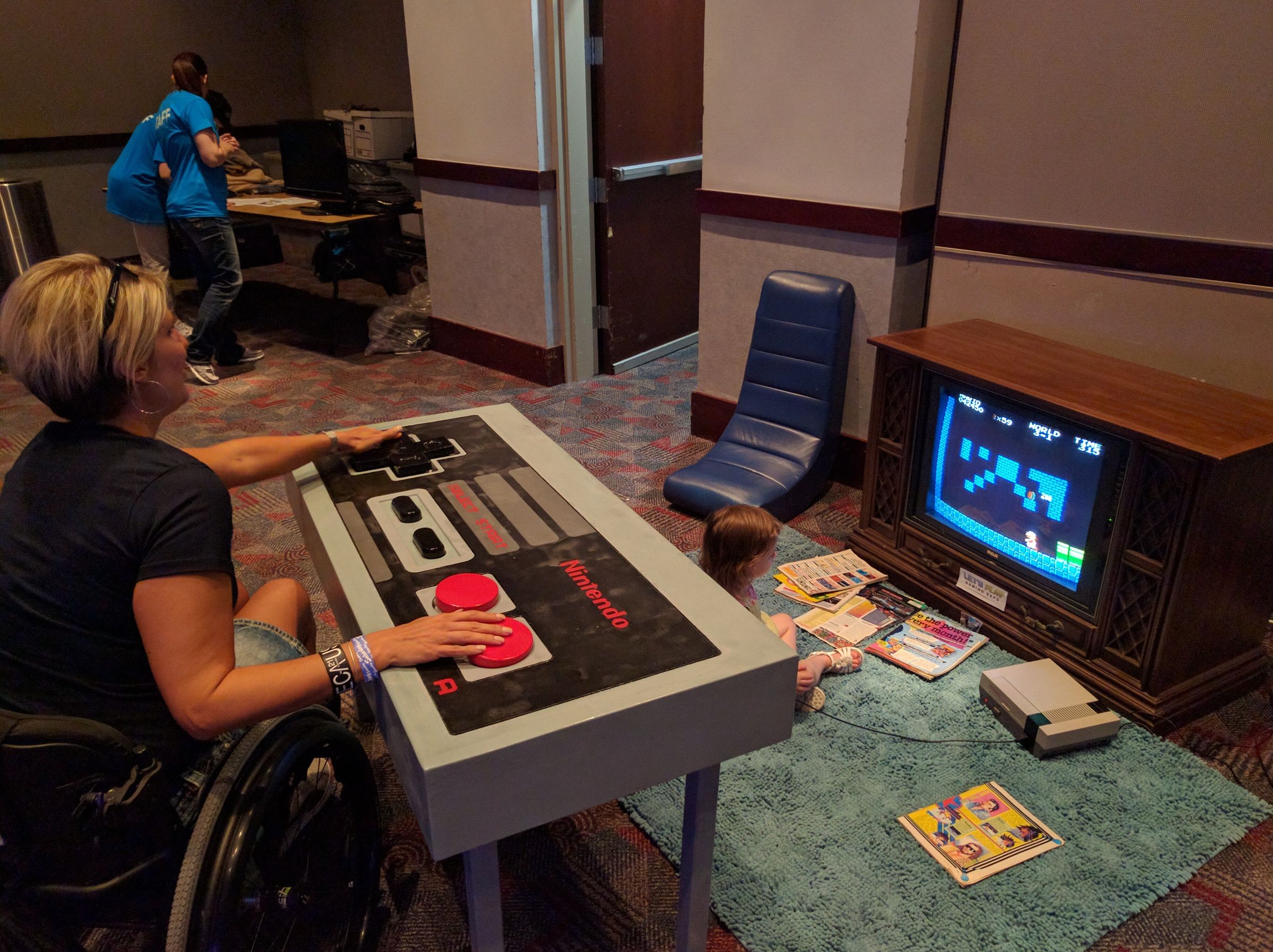 Functional, Huge 100x NES Controller Coffee Table : 11 Steps (with ...