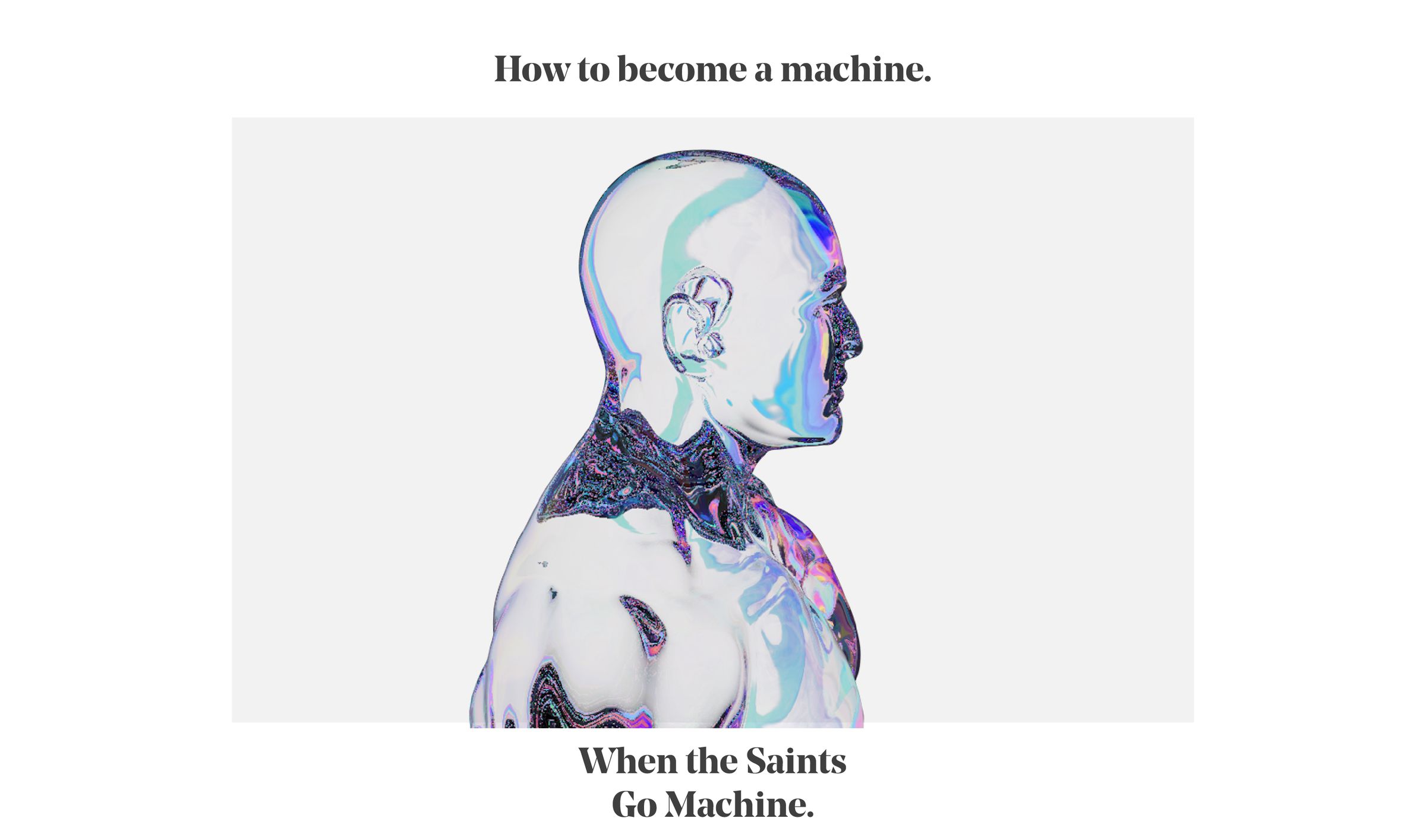 How to Become a Machine. : 6 Steps - Instructables