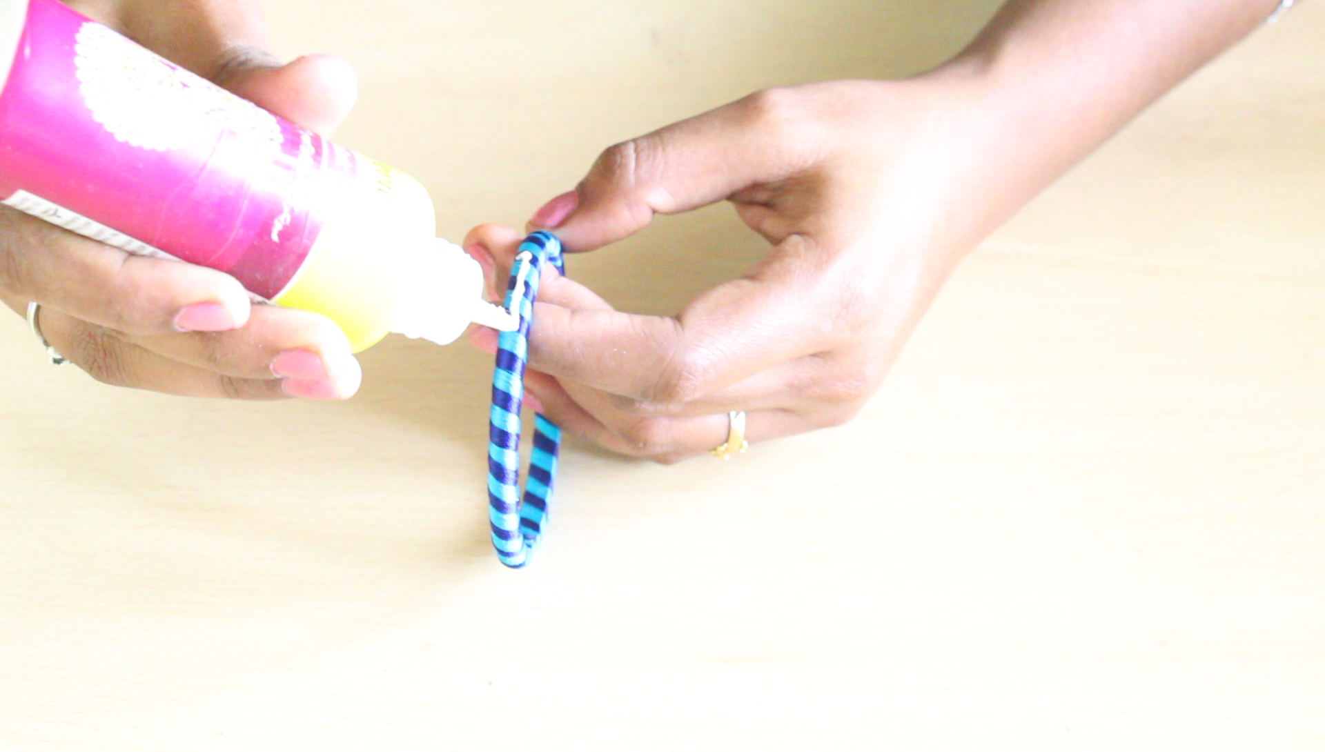 How to Make Silk Thread Bangle Set at Home || Silk Thread Designs ...