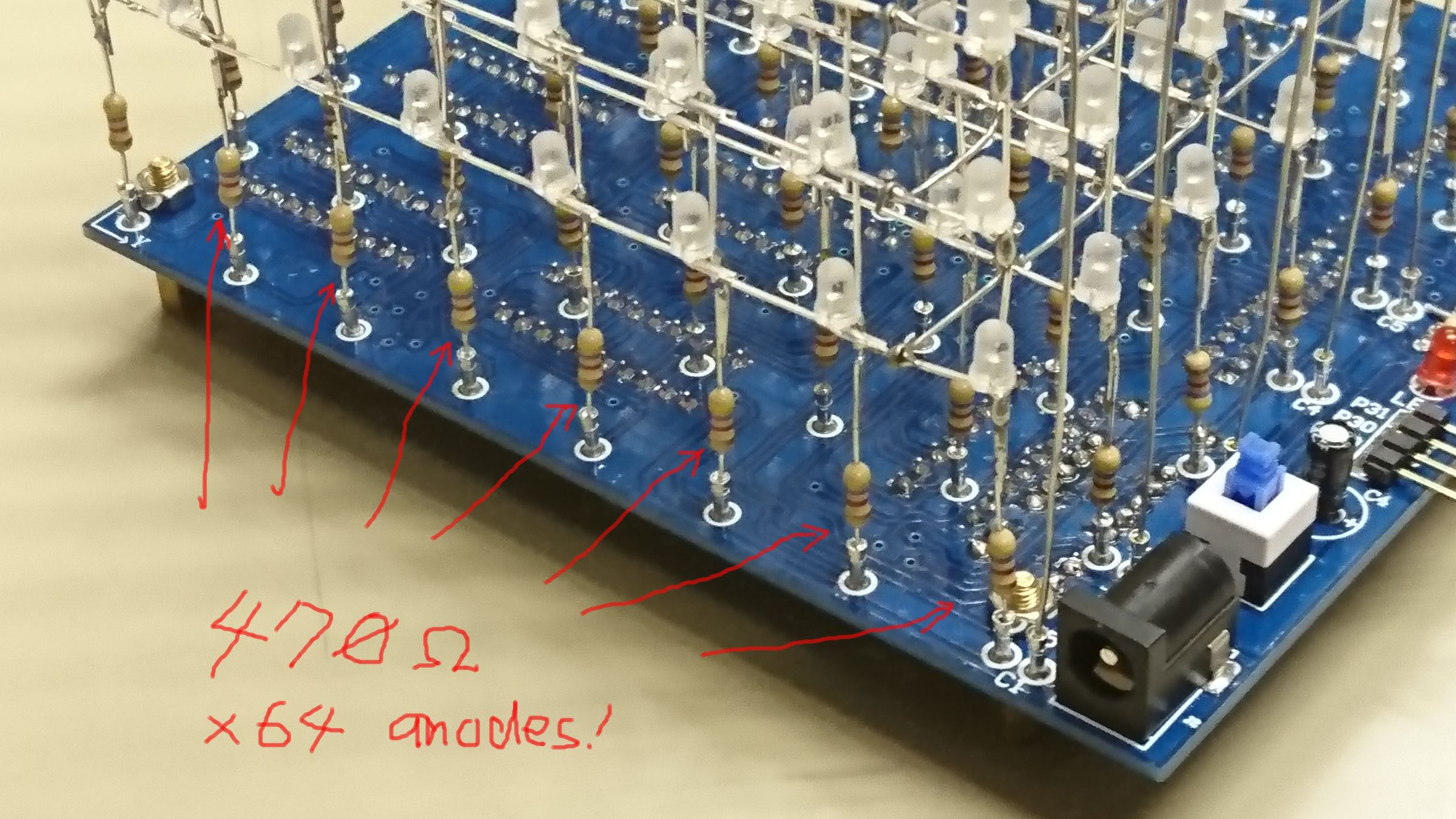 Assembling the Geekcreit® 8x8x8 LED Cube 3D Light Square Blue LED Electronic DIY Kit : 14 Steps ...