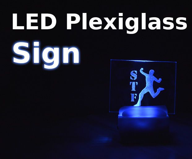 LED Acrylic Glass Sign : 8 Steps (with Pictures) - Instructables