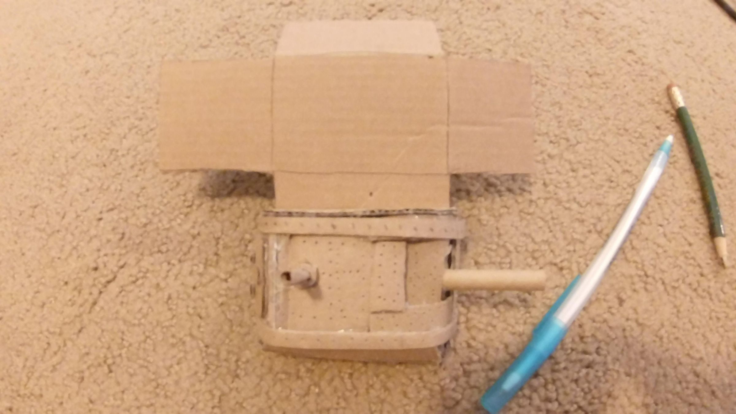 Cardboard Model Mark IV British Tank : 10 Steps (with Pictures ...