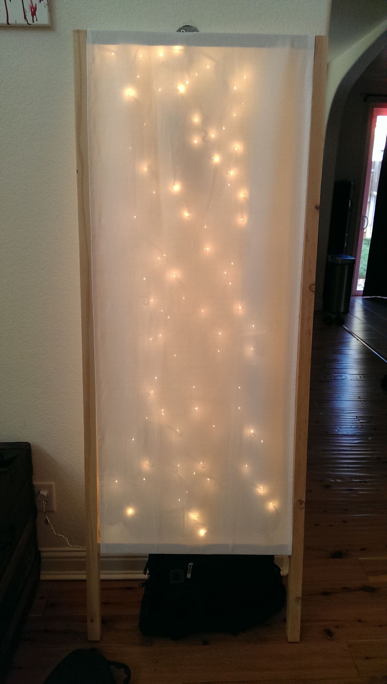Lighted Room Divider/Privacy Screen : 7 Steps (with Pictures ...