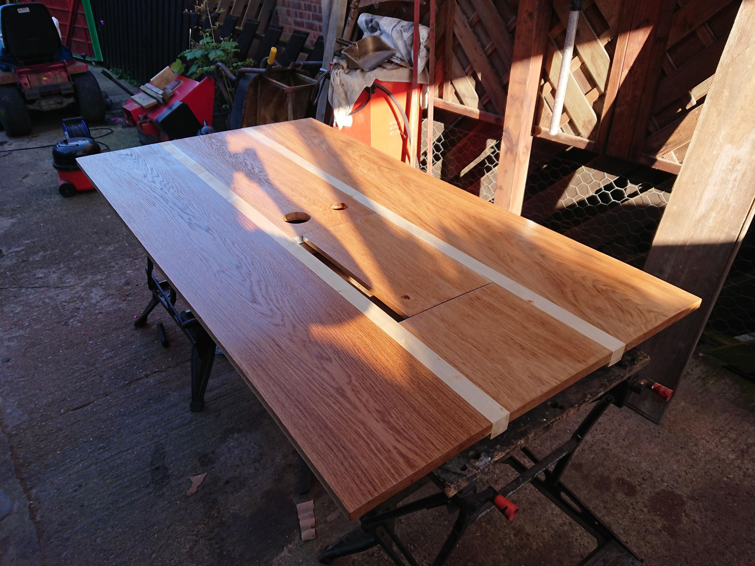 The "Work From Home" Solid Oak & Pine Kitchen Table : 11 Steps (with ...